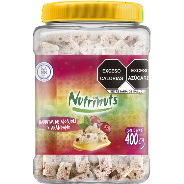 Nutrinuts Dulces De Ajonjolí, Arándano, Amaranto Y Miel 400g Nutrinuts Arándano | Bodega Aurrera ...