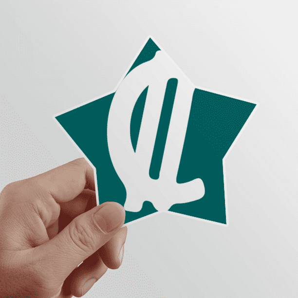 Costa Rica símbolo de moneda Colon CRC Estrella calcomanías ...