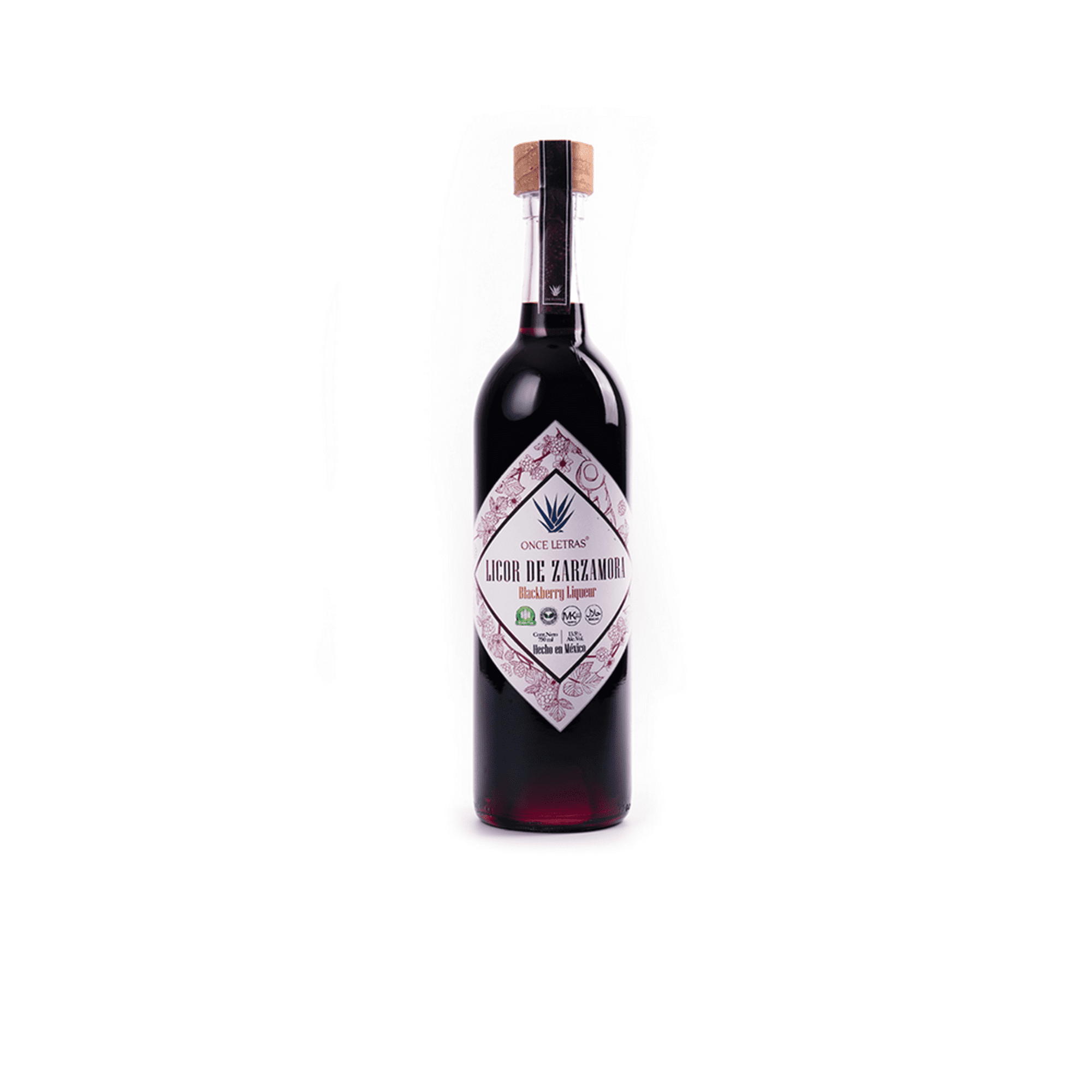 ONCE LETRAS Licor de Zarzamora 250 ml ONCE LETRAS OLLZZ250 | Bodega ...