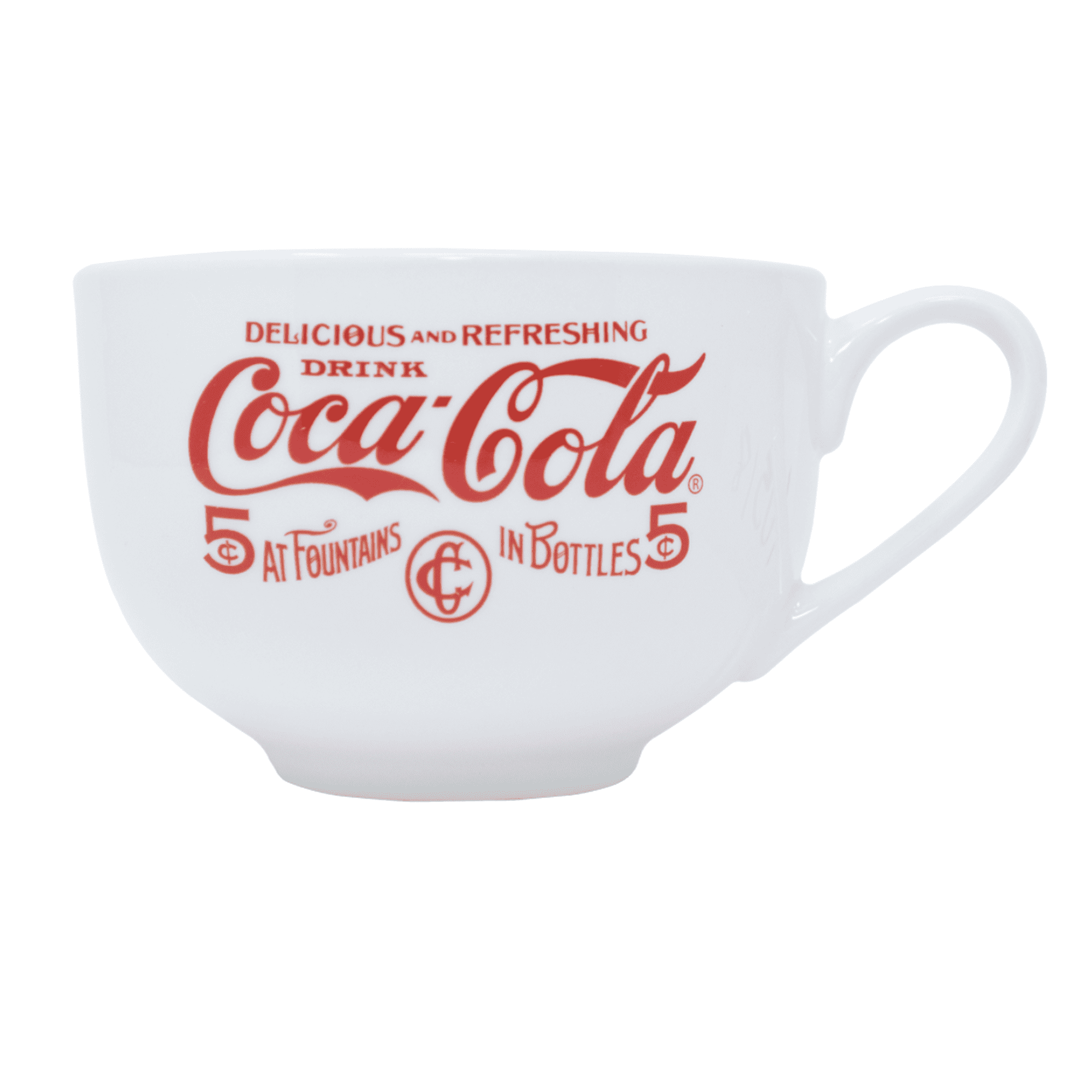 Auténtica Coca-Cola Coke Pre 1910 Taza de sopa 24 oz Nuevo coca cola No ...