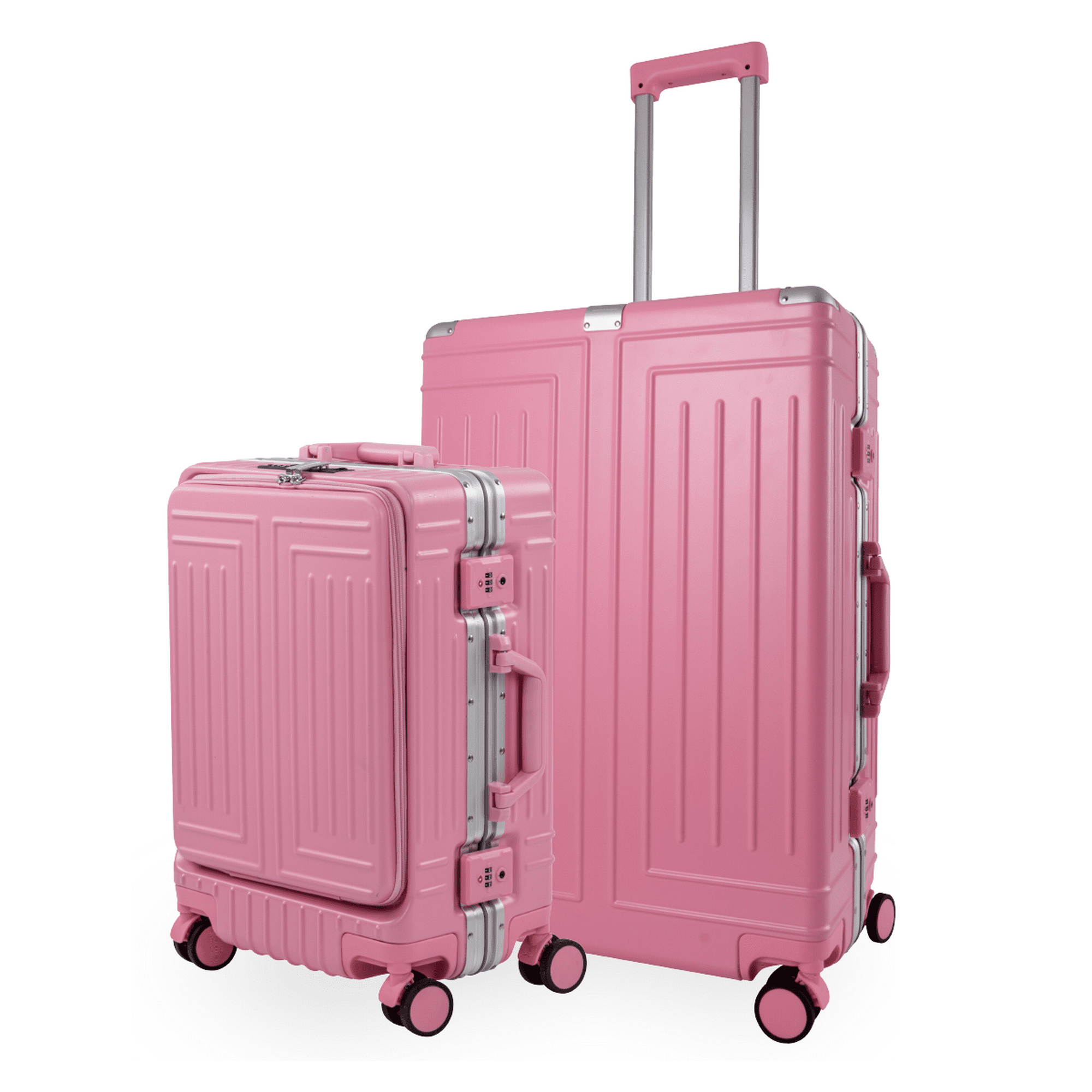 Set de 2 Maletas Premium 20 y 26 Pulgadas Equipaje de mano Con Candado ...