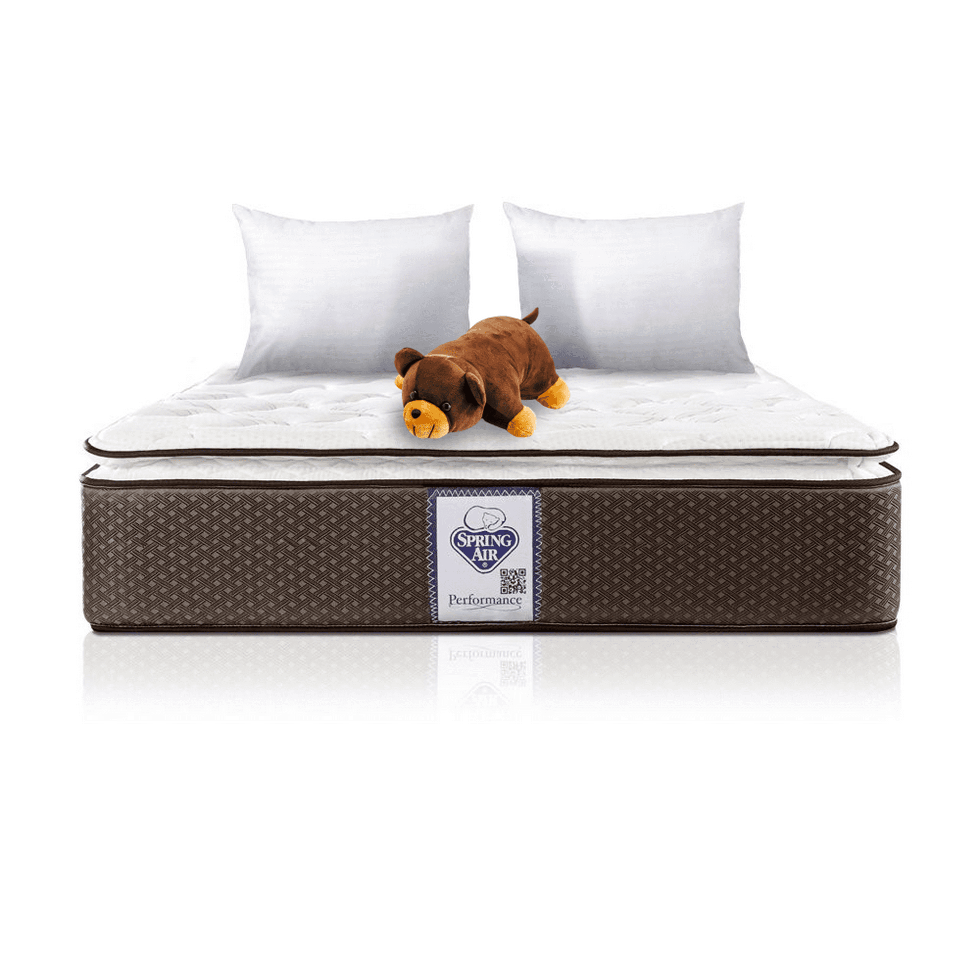 Colchon Spring Air Matrimonial Value + 2 Almohadas de Regalo + 1 Osito ...