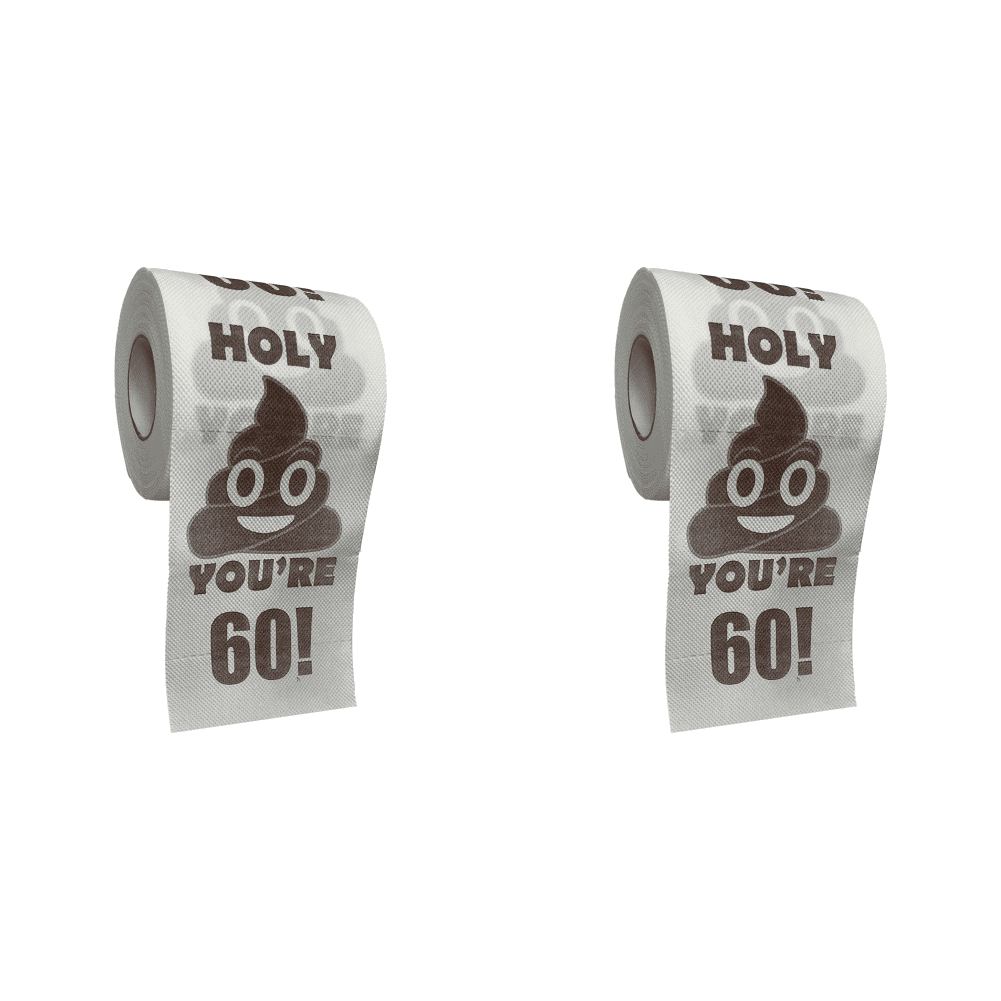 Roll Poop - Regalos de cumpleaños para inodoro impresos para mujeres y ...