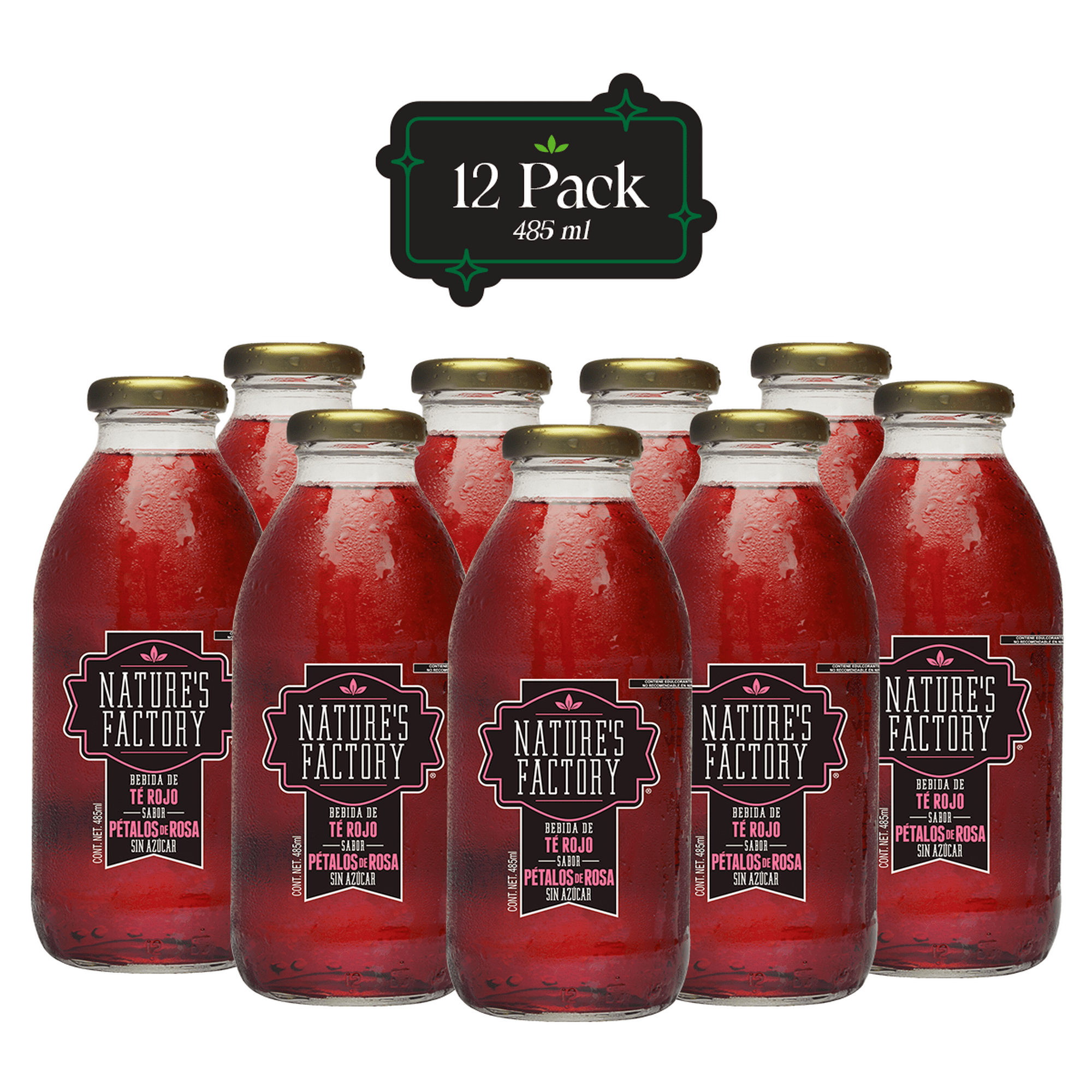 Natures Factory Té Rojo Sabor Pétalos De Rosa Sin Azúcar 12 Piezas ...
