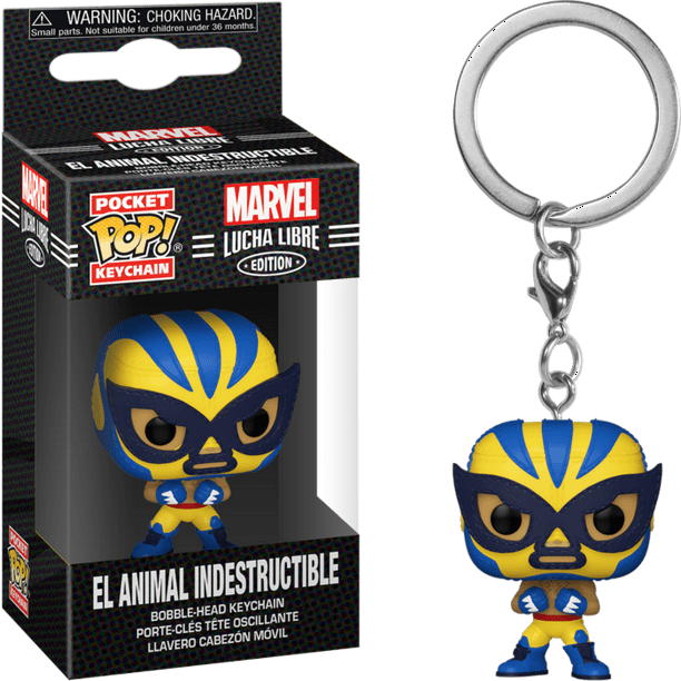FUNKO POP Keychain: Marvel Luchadores Wolverine Funko Keychain | Bodega ...