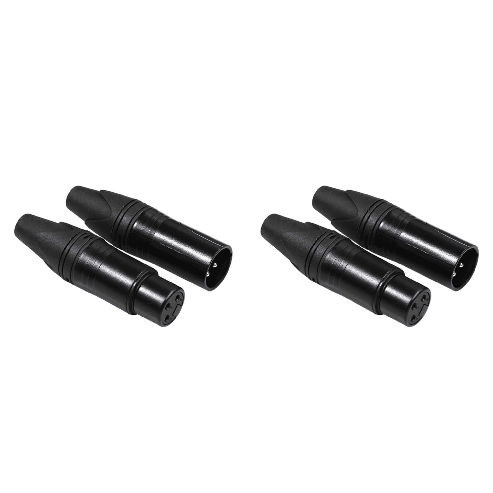 1 XLR DIY Audio Plug par conectores de Cable de 3 pines soldadura negro ...