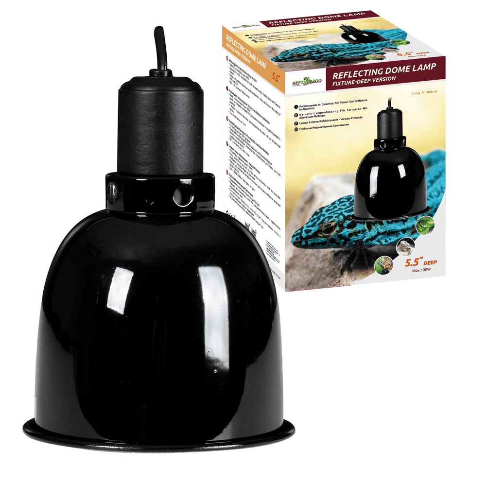 Reptizoo Lámpara De Domo Sencilla alto, 14 Cm de diametro, para ...
