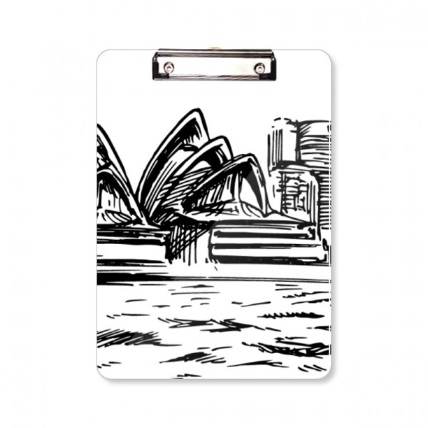 Australia Sydney Opera House sketch Portapapeles Carpeta de escritura ...