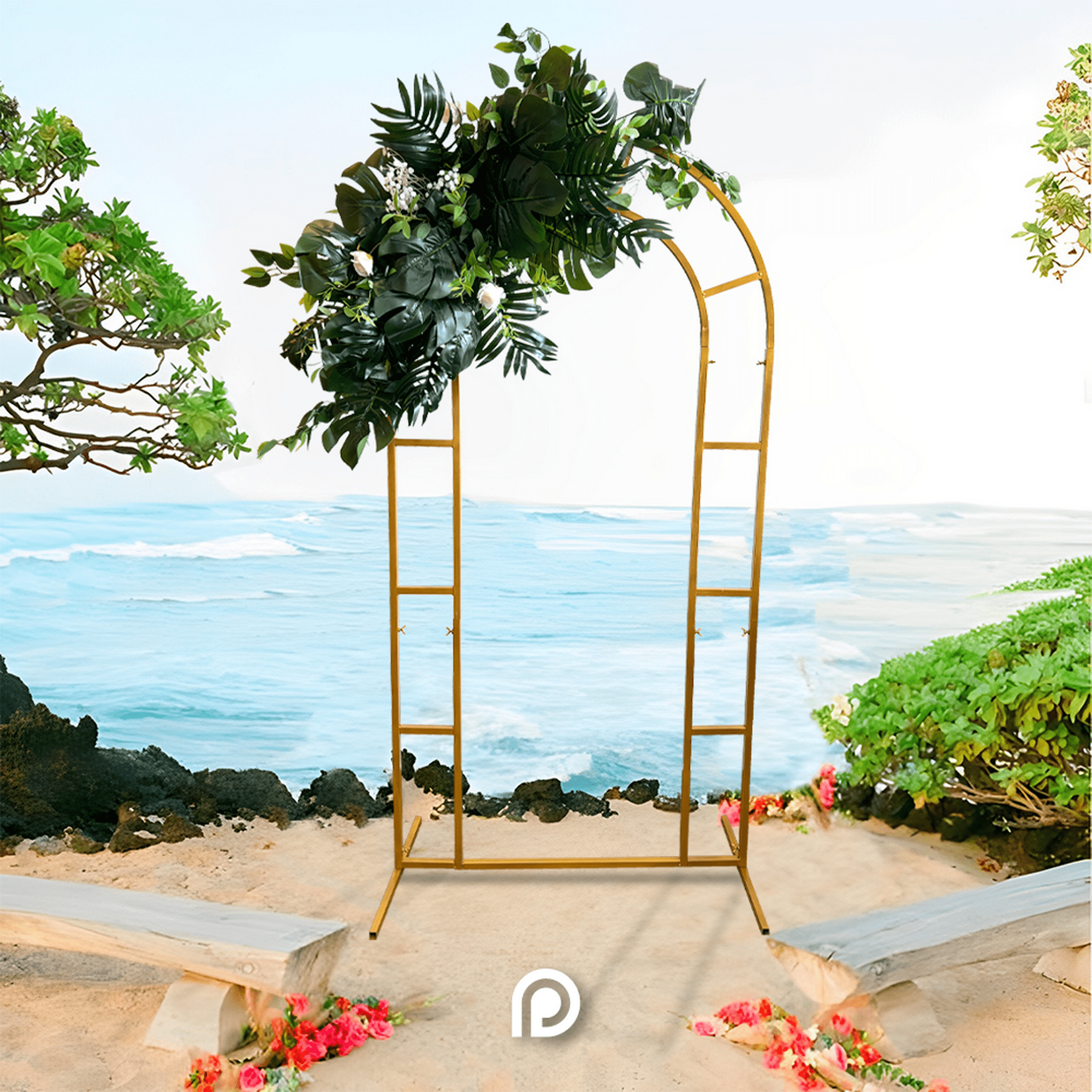 Estructura Para Decoración, Circular De Metal PANEL DECORATIVO BACKDROP ...