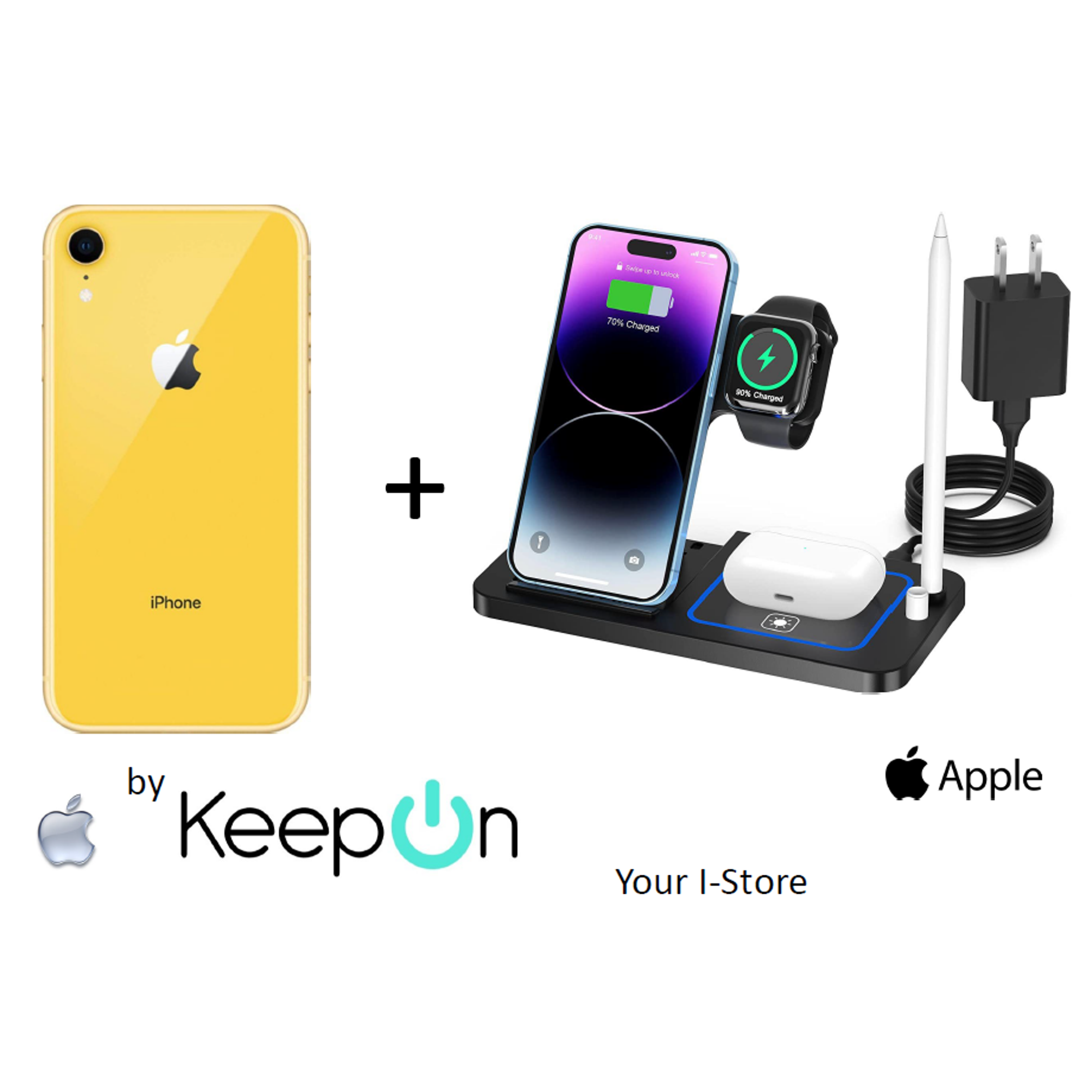 IPHONE XR 64GB (Incluye Estacion Inalambrica KeepON de carga rapida 4 ...