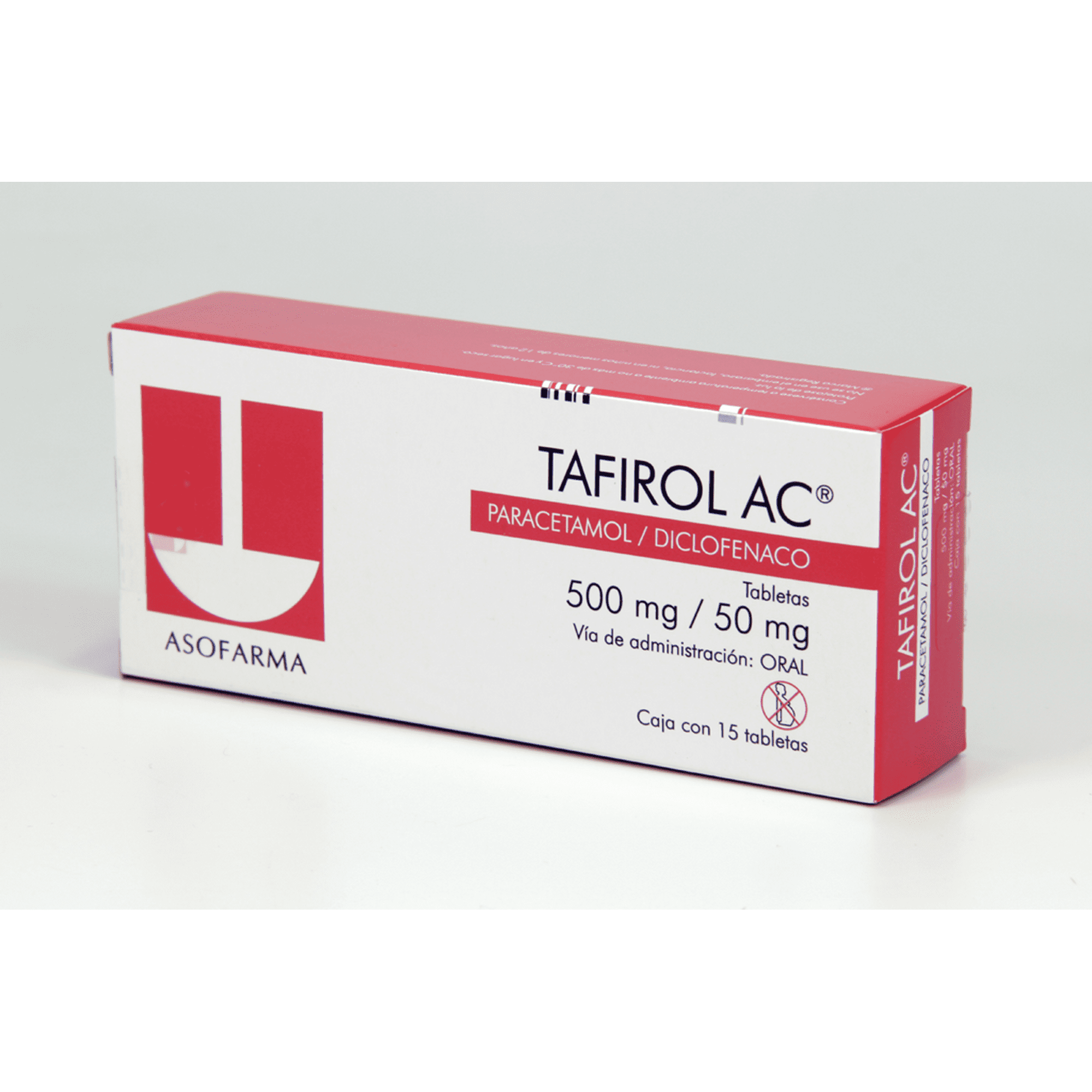 Tafirol AC 500 mg/50 mg, 15 tabletas || Bodega Aurrera Despensa a tu Casa
