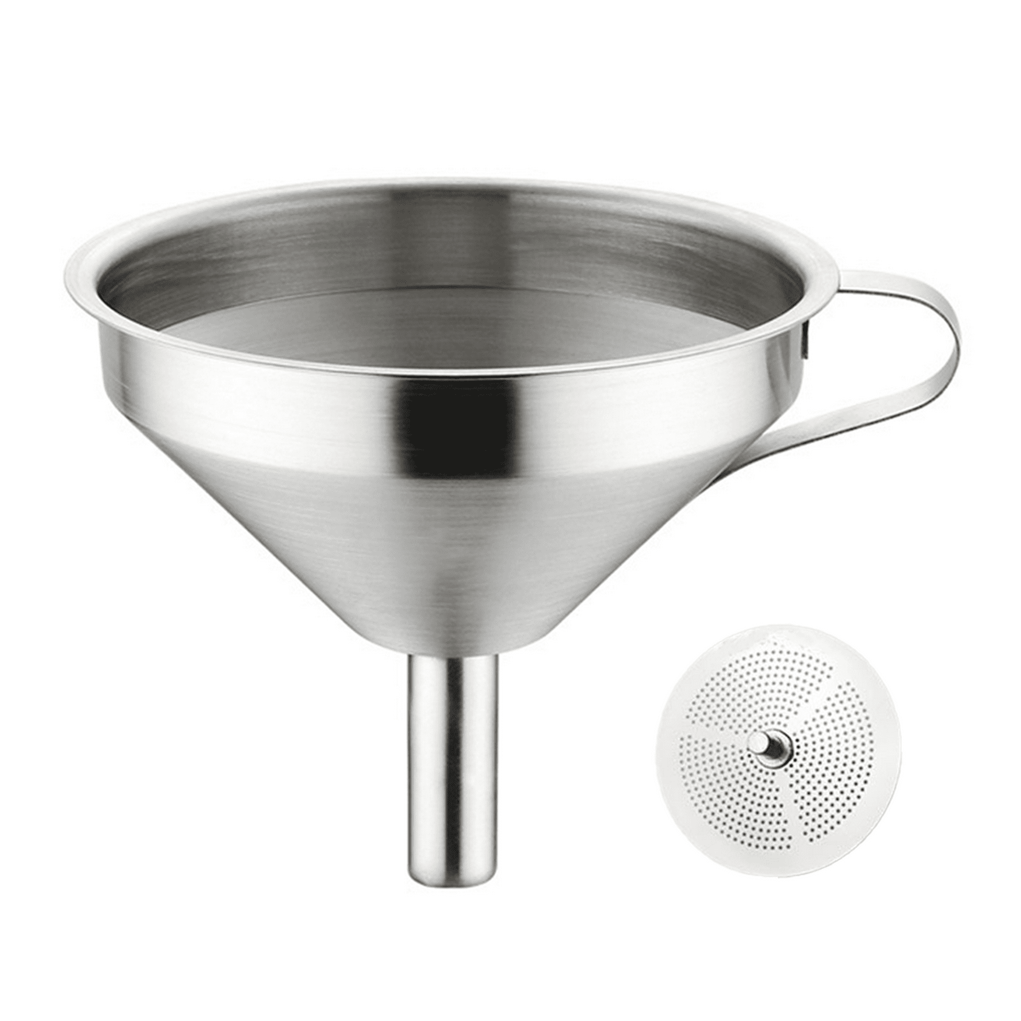 Embudo de acero inoxidable 304 embudo de vino cocina hogar filtro ...