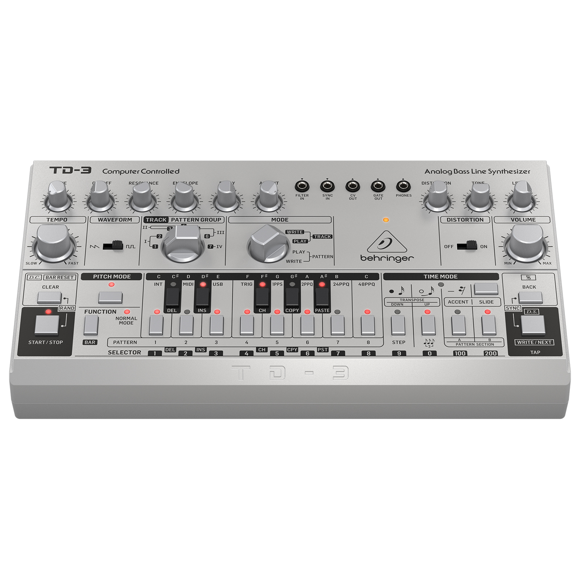 Behringer Td-3-sr Sintetizador Análogo Secuenciado Dj Rap | Walmart en línea