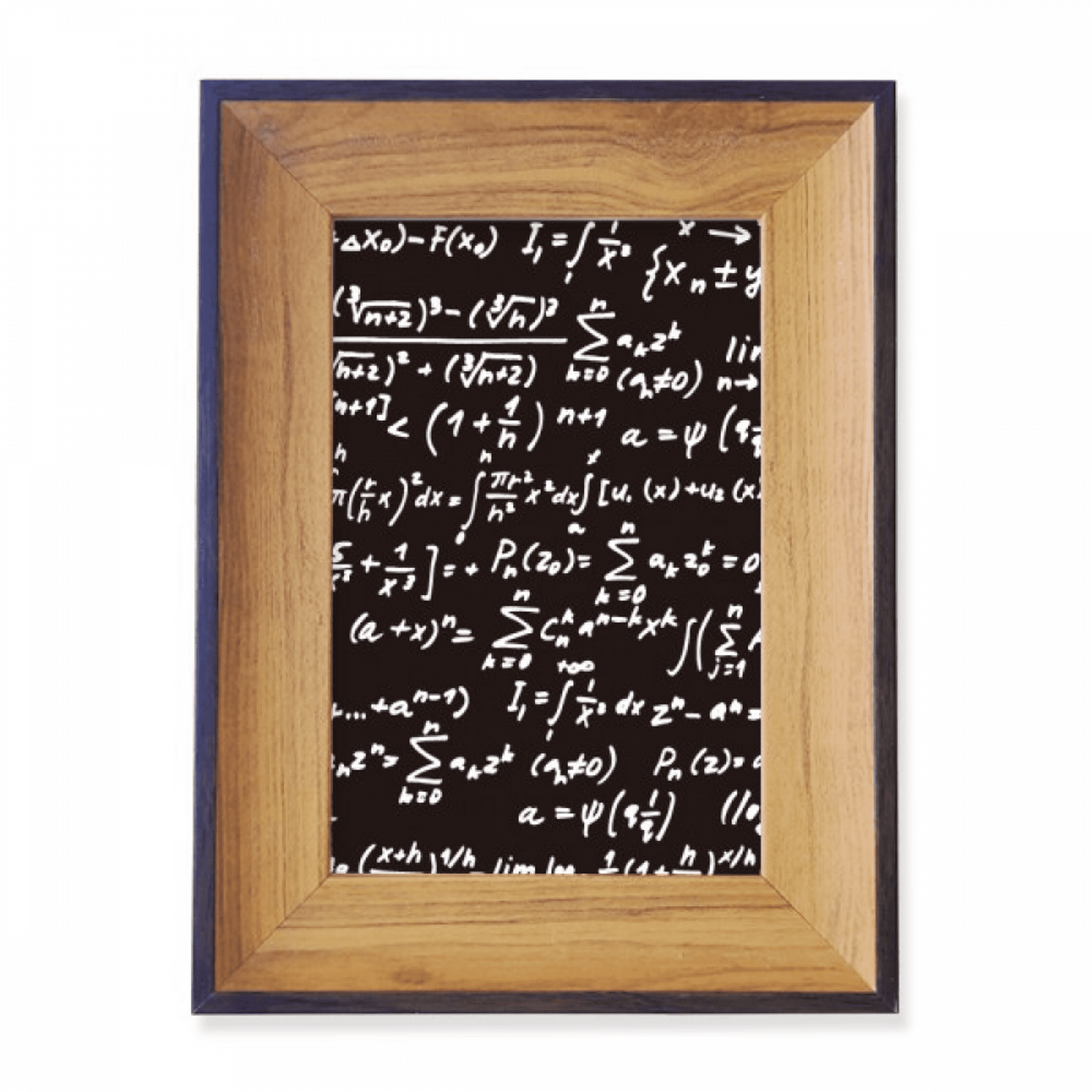 Resumen de fórmulas matemáticas cálculo gráfico Marco de imagen marco ...