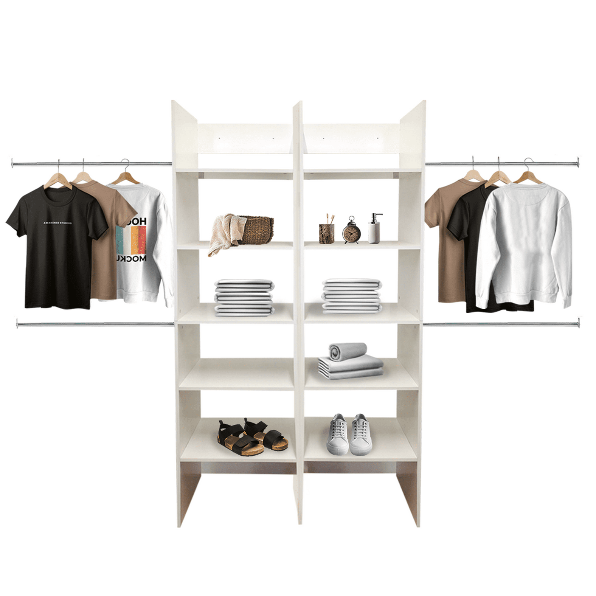Closet Verona 2 Entrepañeras Premium Ajustable DECOMOBIL CLOSET VERONA ...