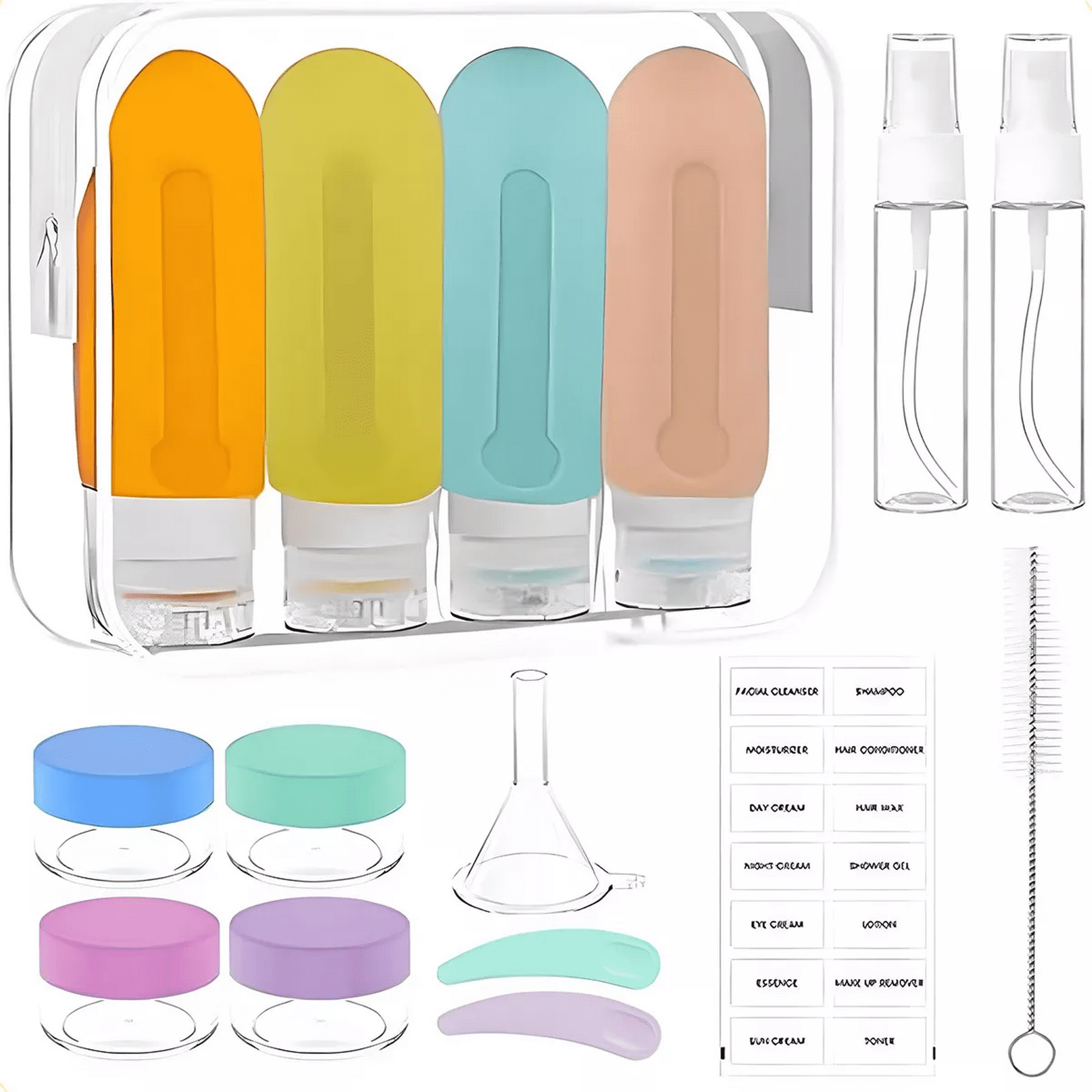 Kit Botellas De Silicona For Viaje 16 piezas | Walmart en línea