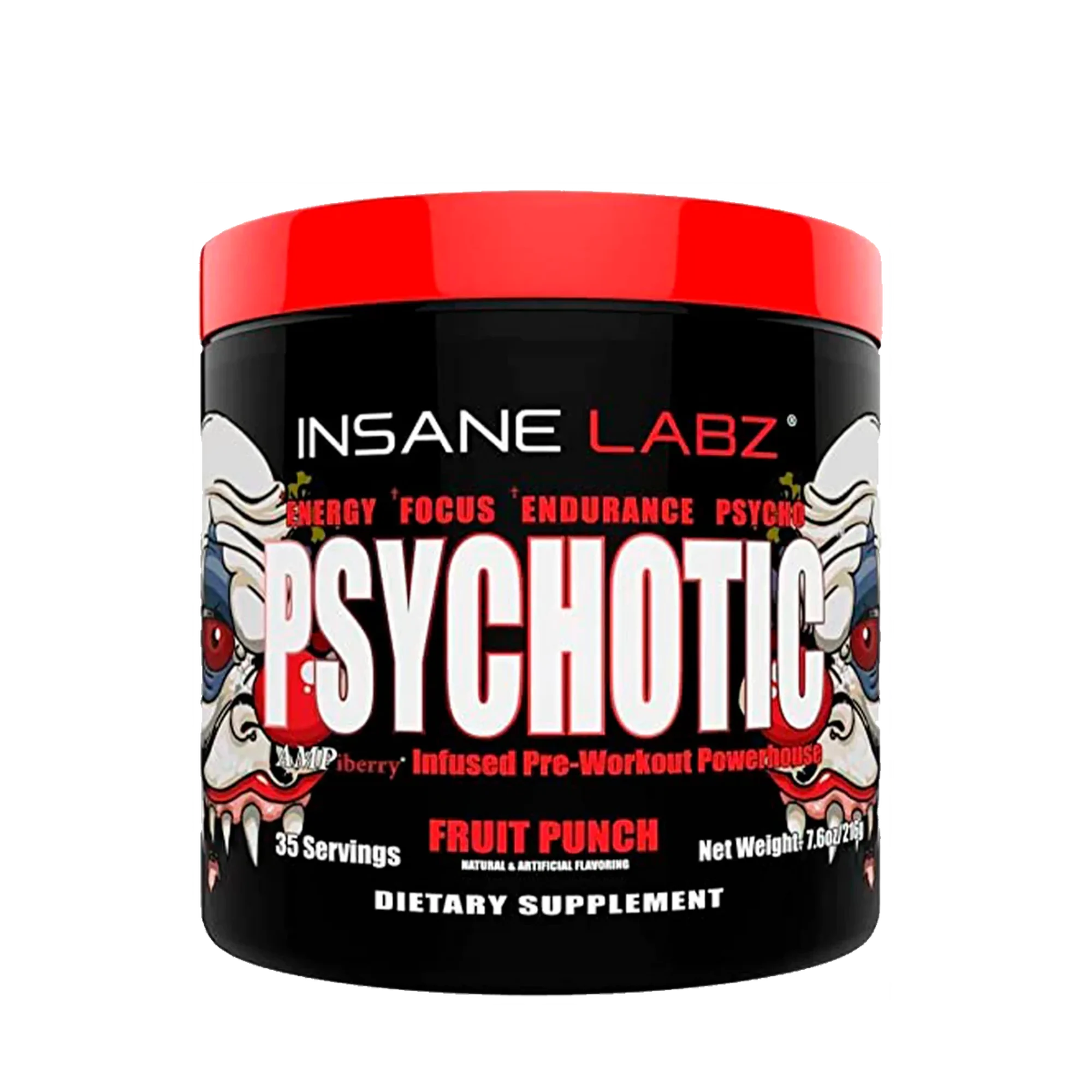 Oxido Nítrico Pre Entreno Fruit Punch Insane Labz Psychotic Insane labz Psychotic fruit punch ...