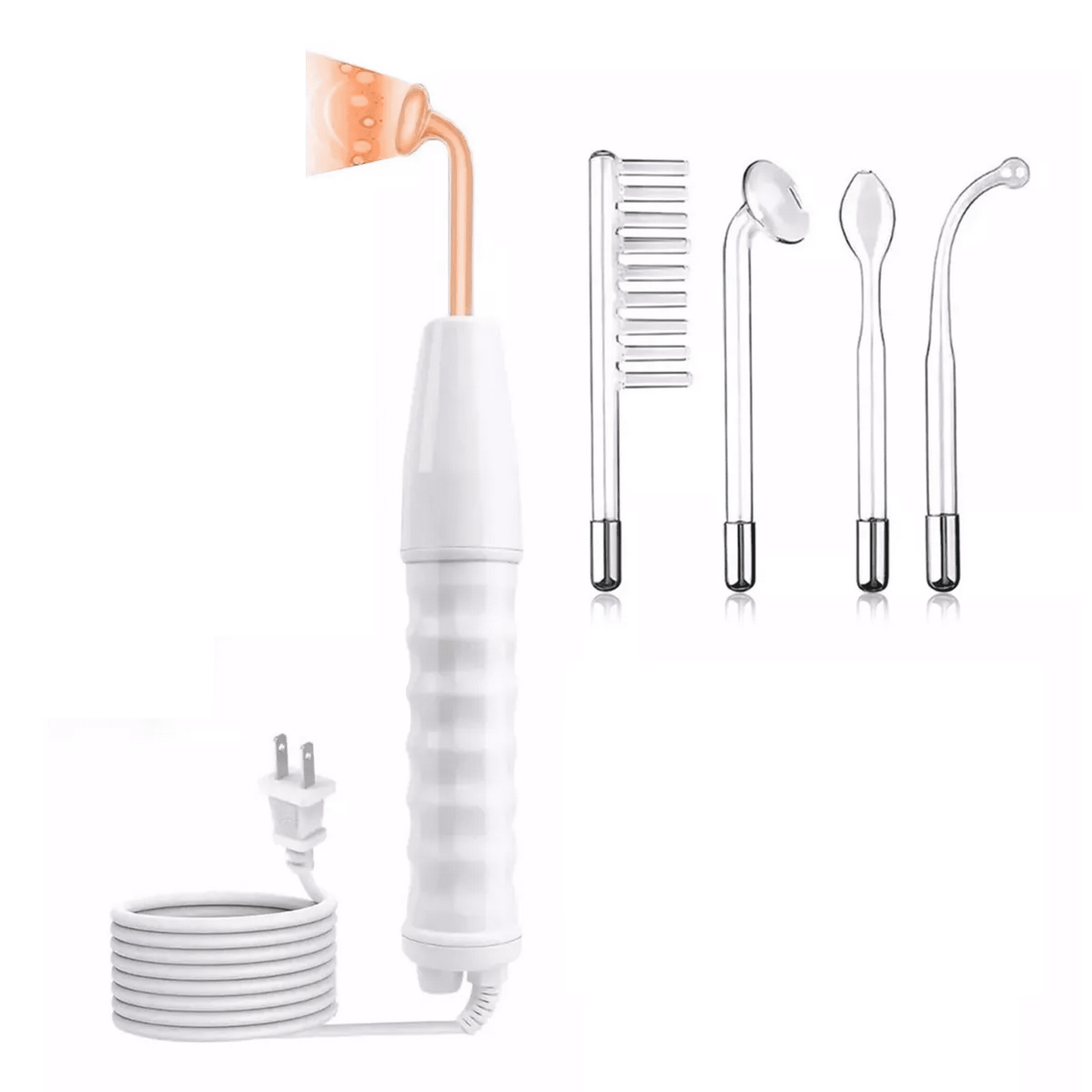 Máquina Portátil Terapia Piel Belleza Facial Alta Frecuencia Blanco ...