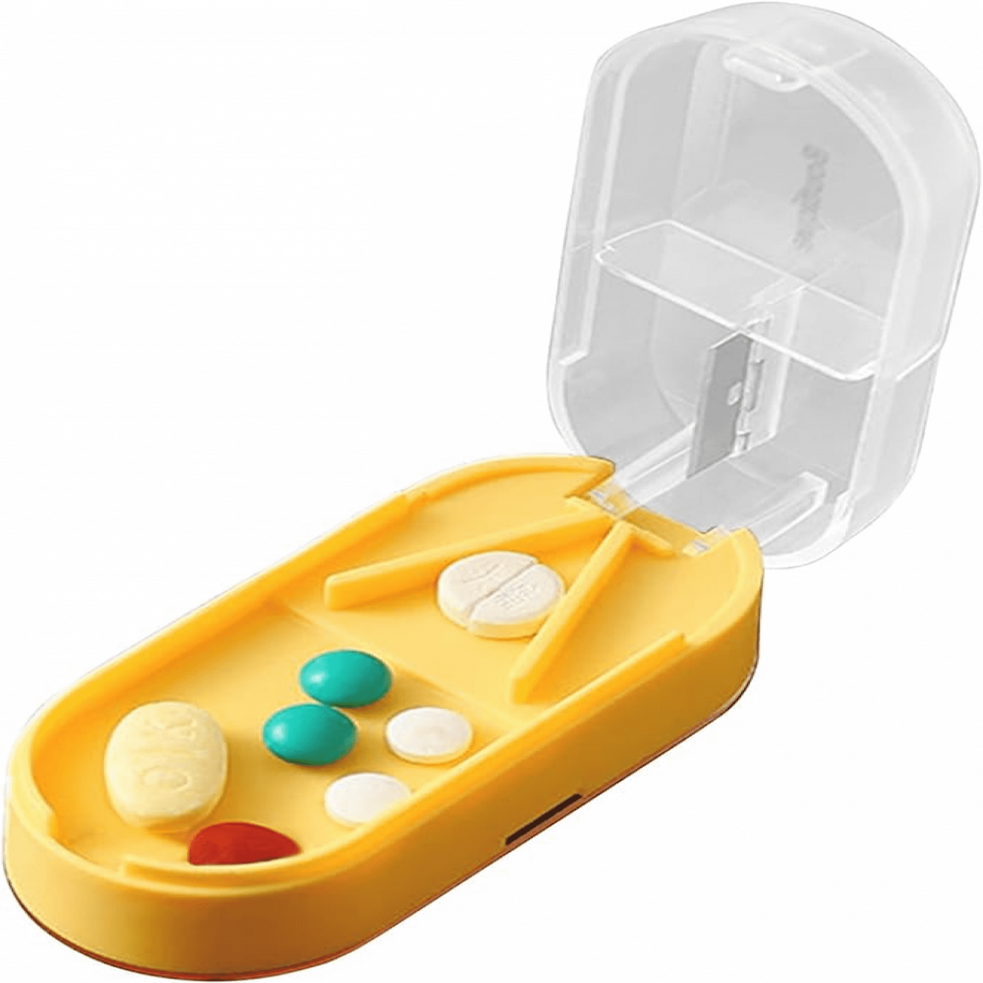Cortador de pastillas, el mejor cortador de pastillas 2 en 1, divisor ...