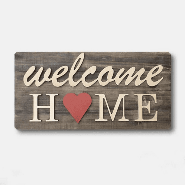 Welcome Home Arte Maxico Letrero Welcome Home | Walmart en línea