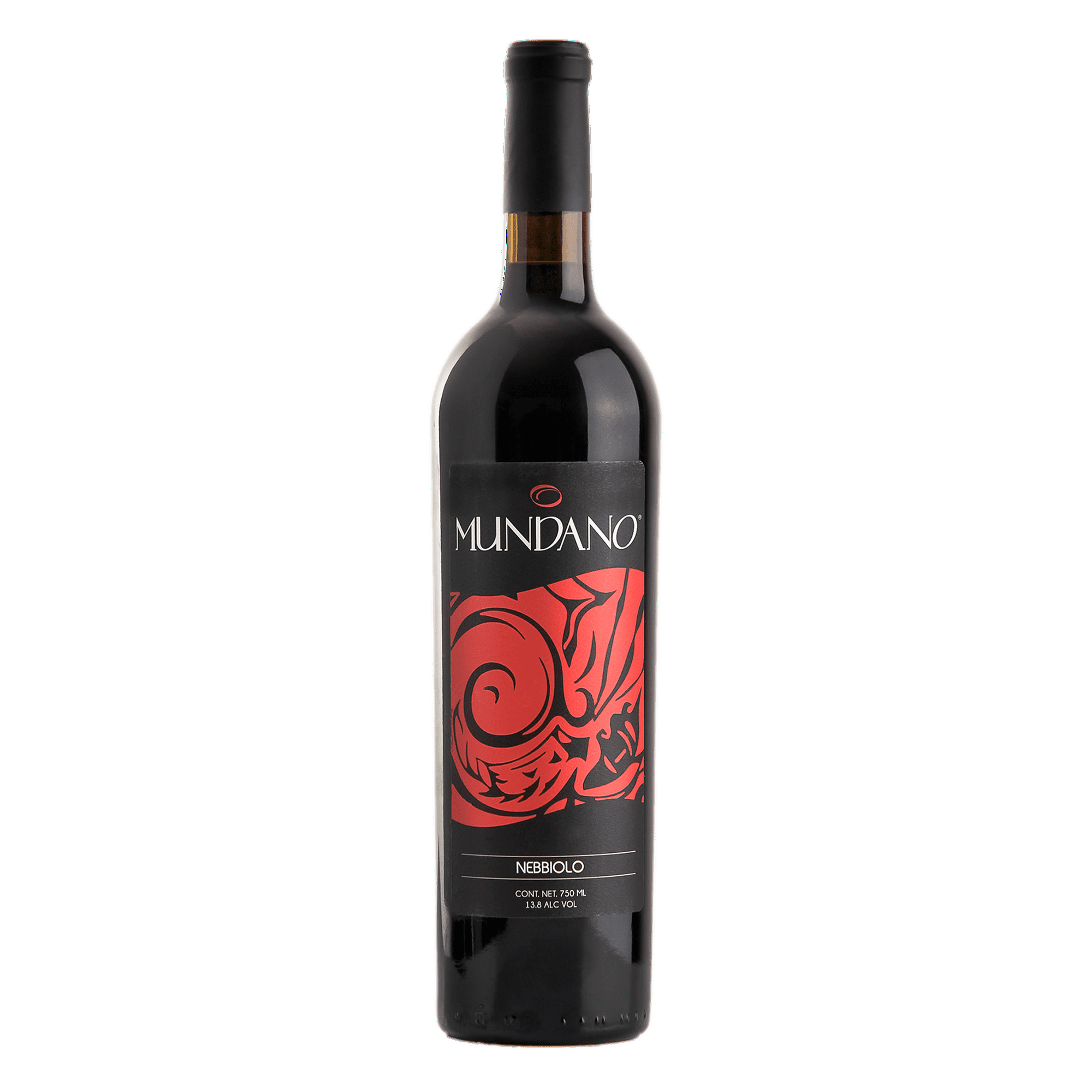 Vino Tinto Mundano Nebbiolo 750 ml Vid Mexicana Mundano Vino Tinto ...