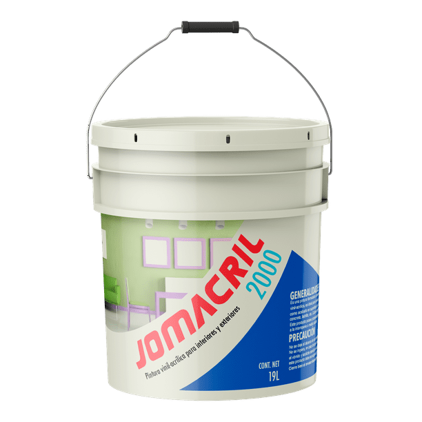 Pintura Vinílica Interiores Jomager Jomacril 2000 19 Litros Blanca | Bodega Aurrera en línea
