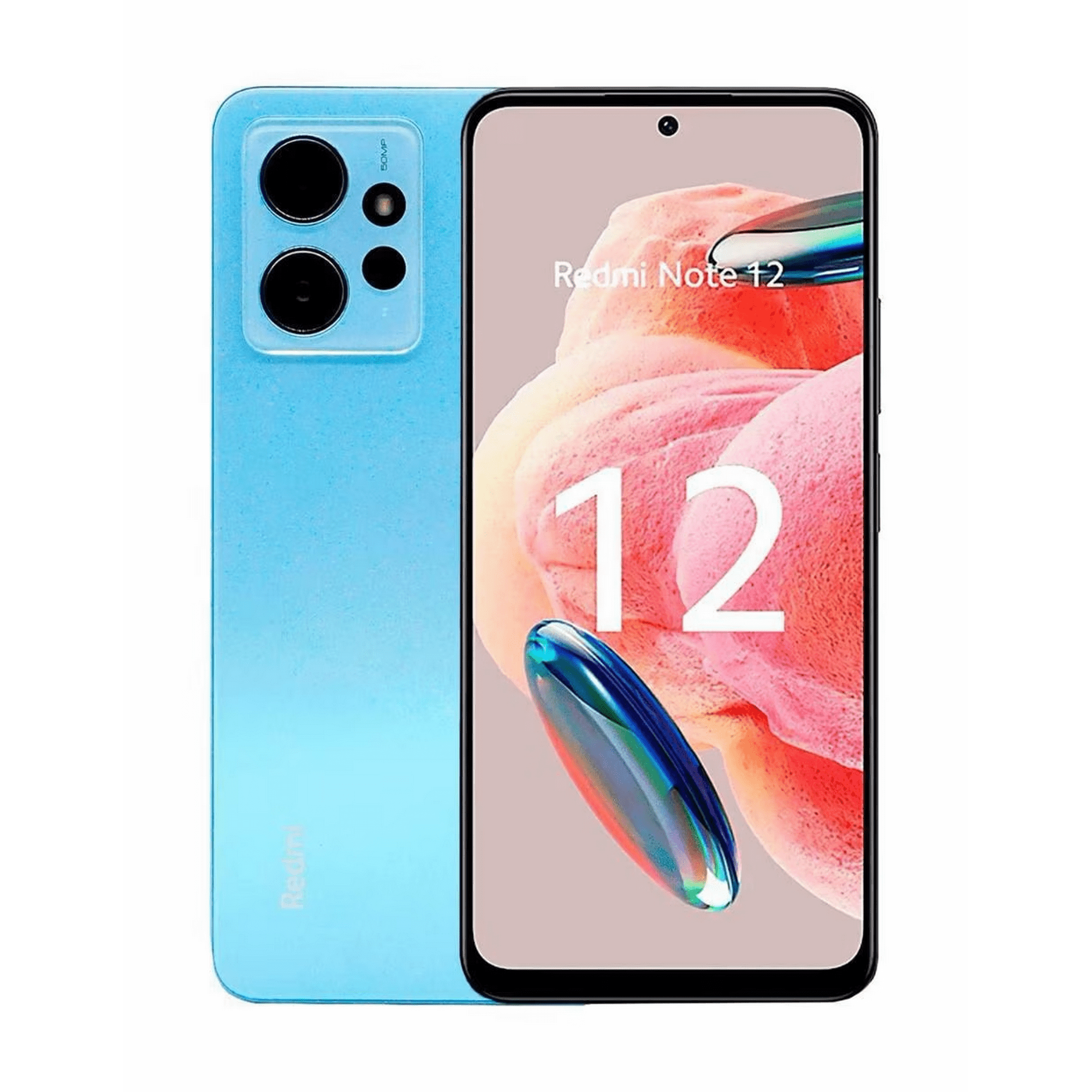 Smartphone Xiaomi Redmi Note 12, 4G, 128GB, 8GB, in Ice Blue | Bodega ...