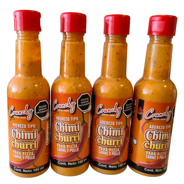 Salsa Picante estilo Chimichurri Crunchy paquete de 4 piezas Crunchy ...
