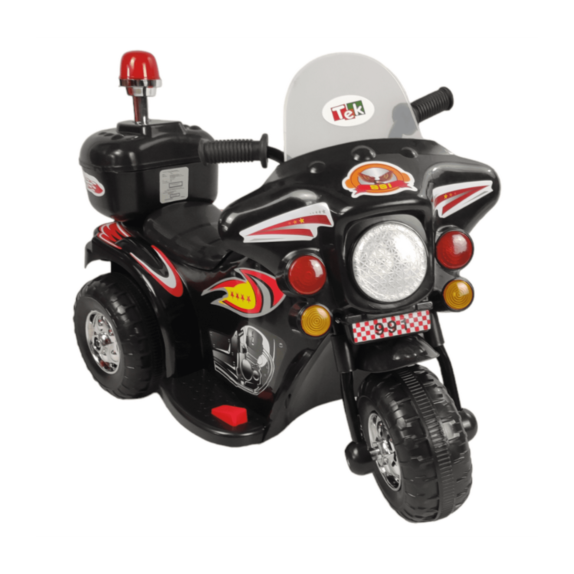 Motocicleta Eléctrica The Baby Shop - con luz y sonido, con cajuela ...
