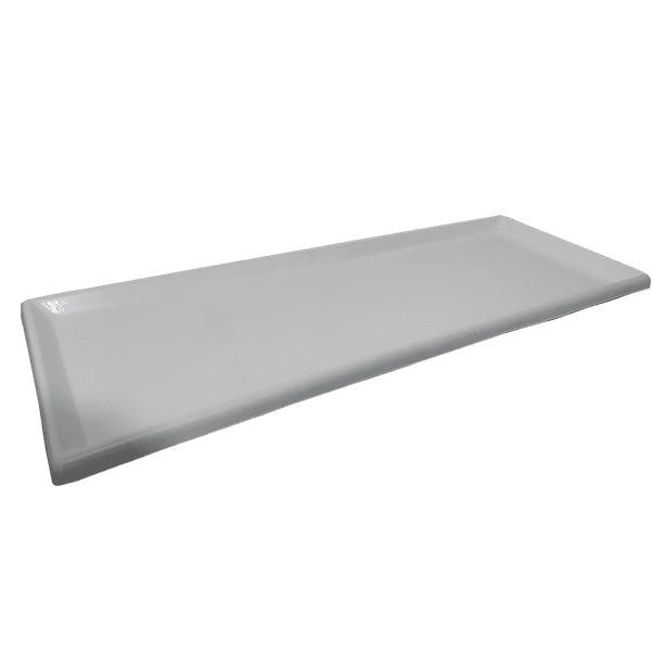 Plato Base de fibra de vidrio FibraFormas modelo Rctangular 80x25 ...