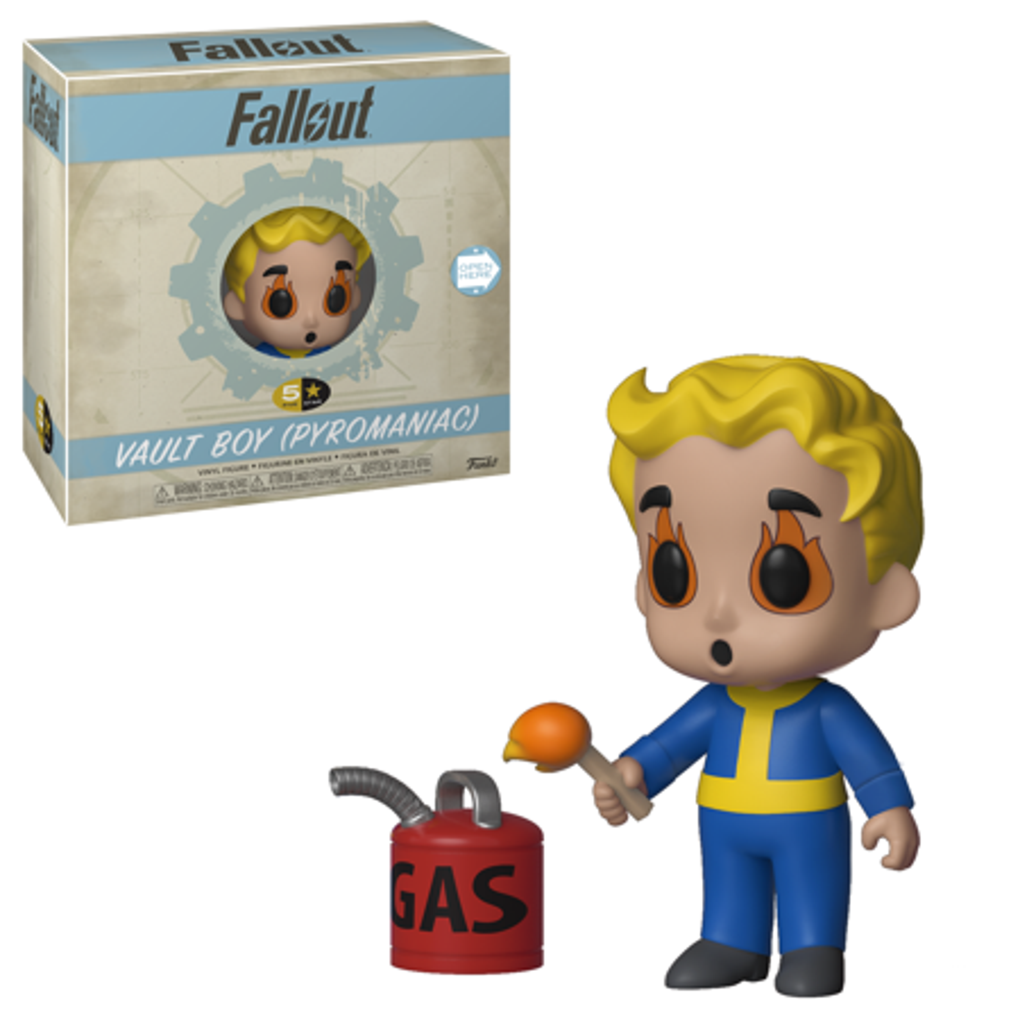 5 Star: Fallout S2 - Vault Boy (Pyromaniac) Funko 5 STAR | Walmart en línea