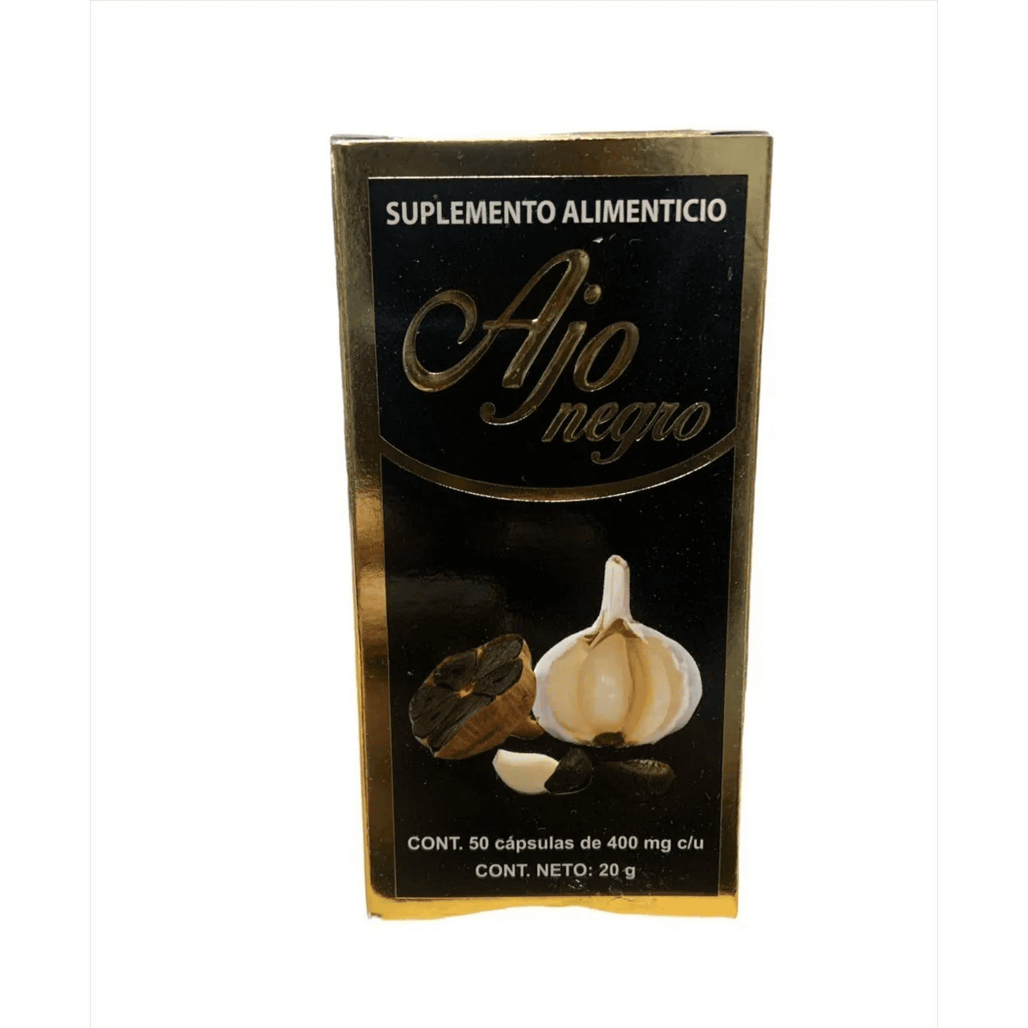 Ajo Negro 50 caps 400 mg c/u Centro Botanico Azteca Caja | Bodega ...