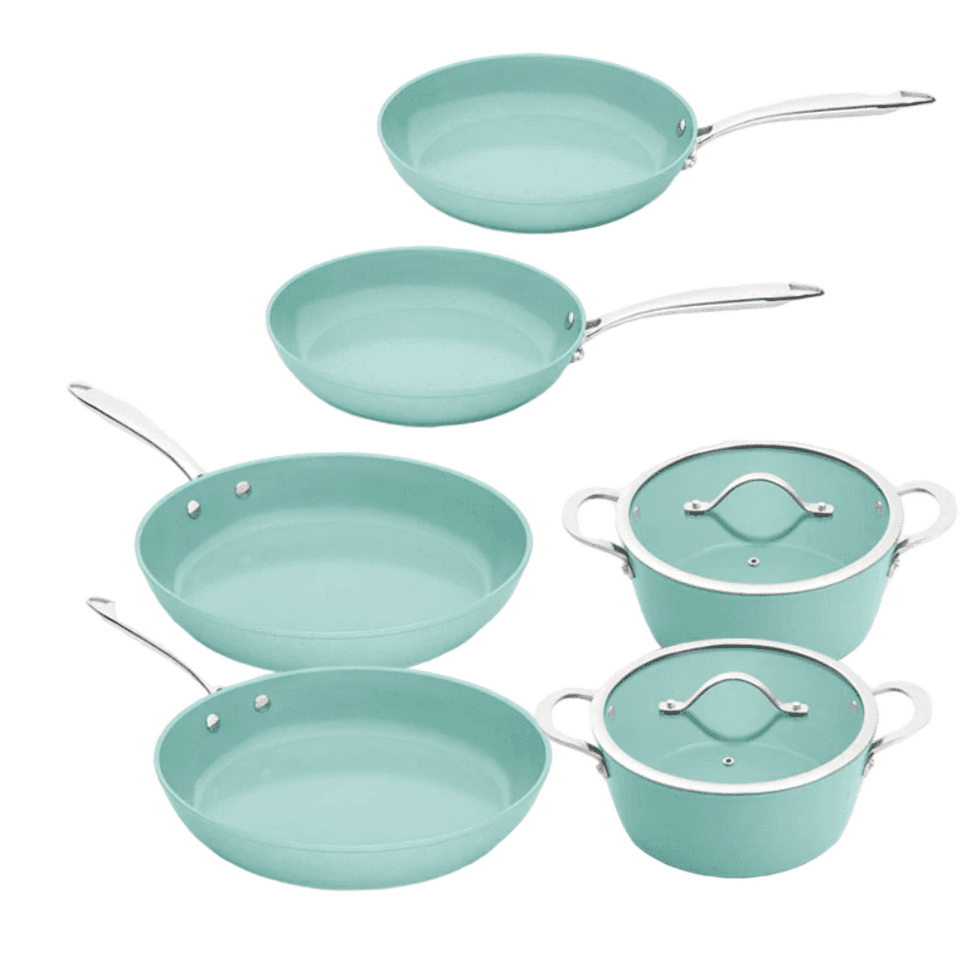 2 Pack Batería de Cocina 8 Piezas Jade Cook Nueva Generación JADE COOK ...