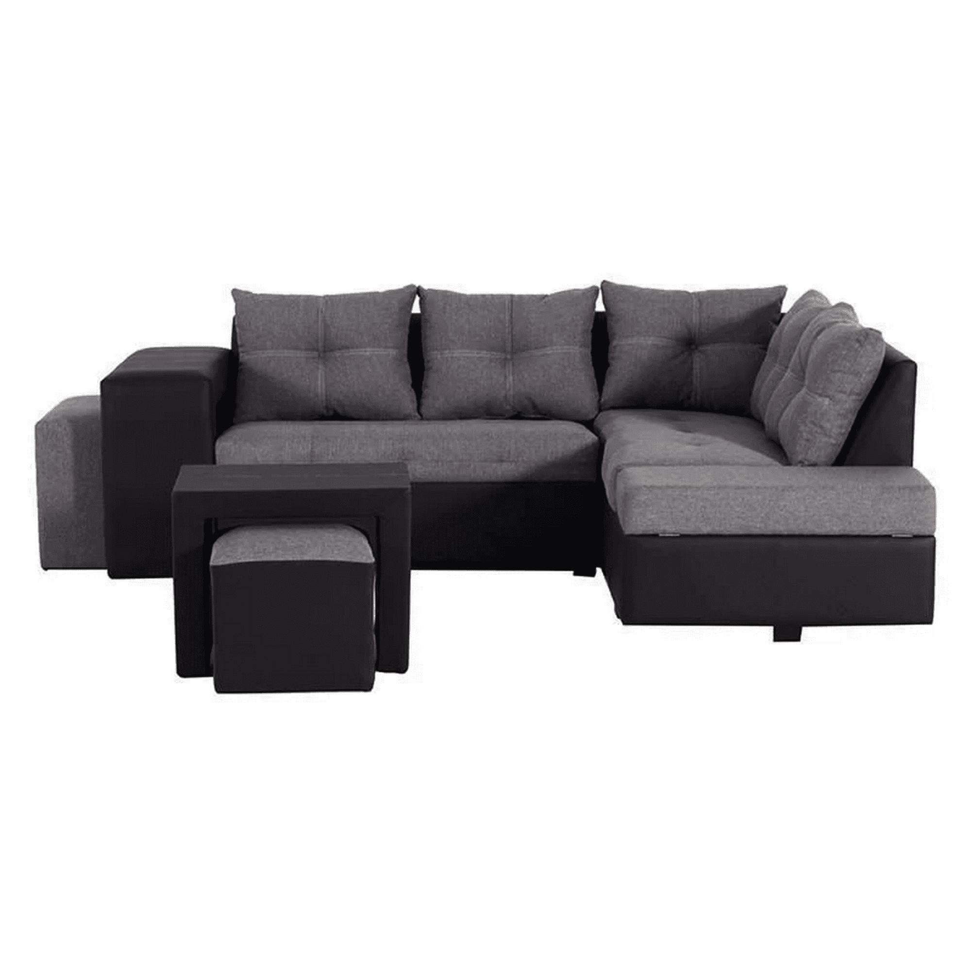 SALA ESQUINERA SOFIA GRIS AIROS MODERNA | Bodega Aurrera en línea