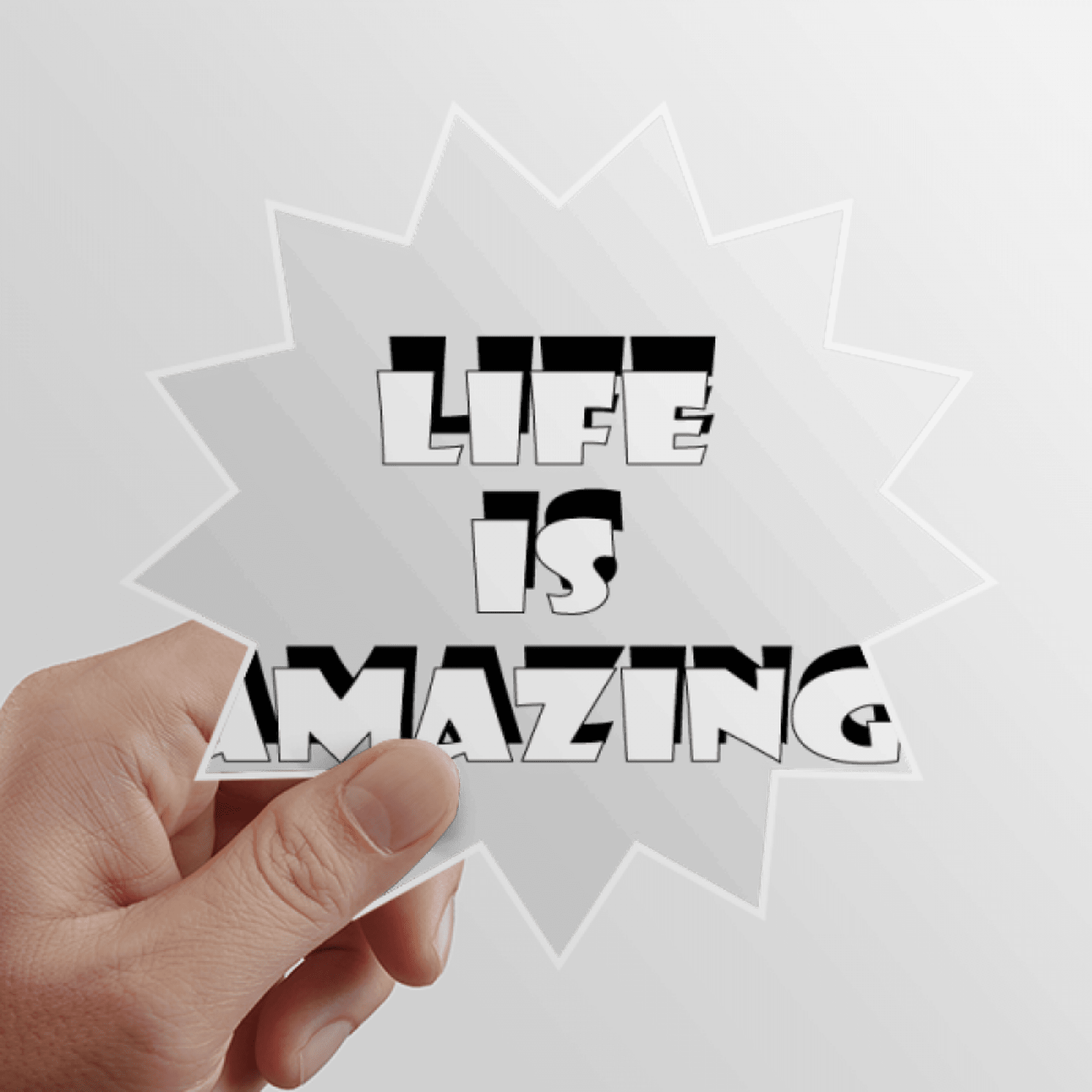 La vida es increible Calcomanías solares de vinilo | Walmart en línea