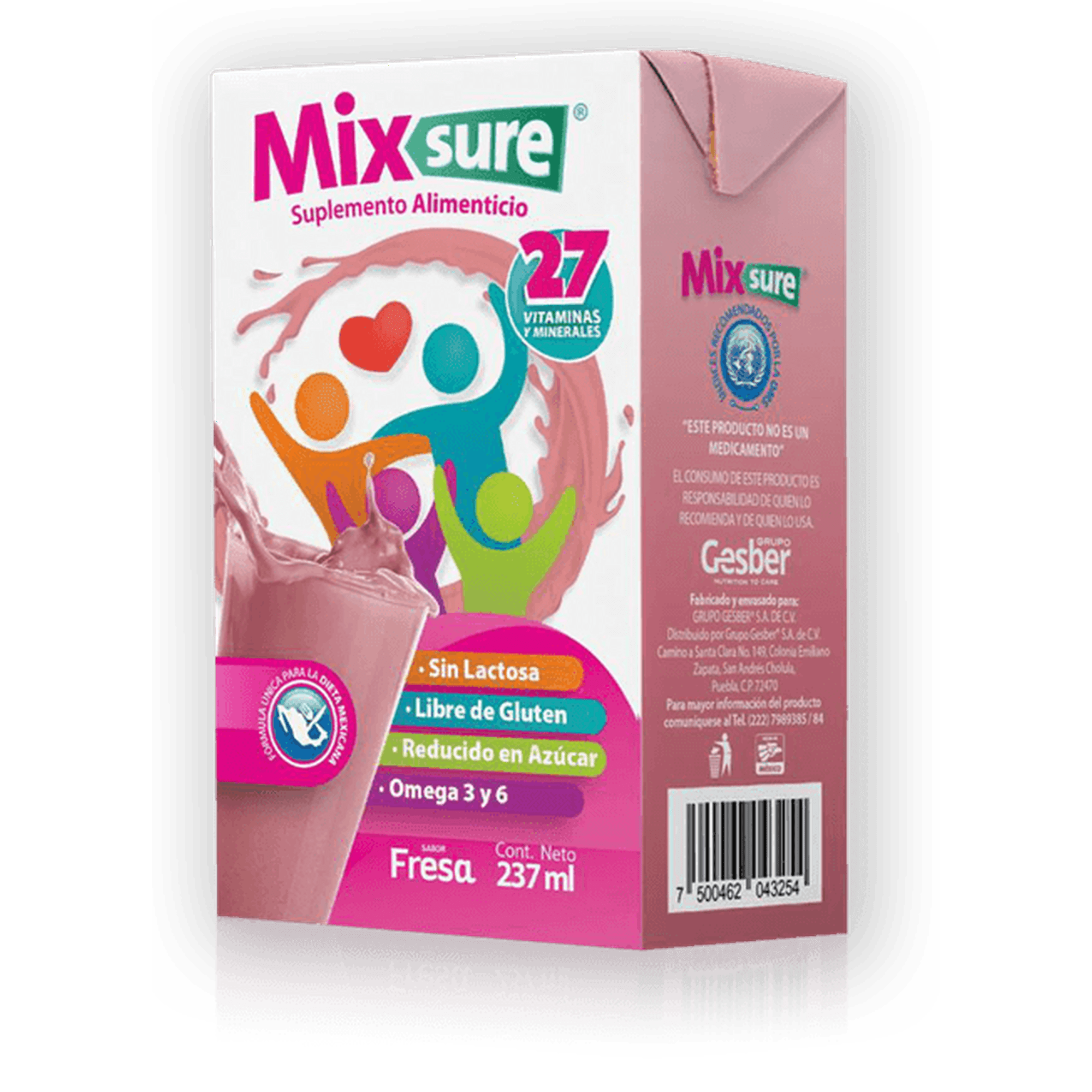 SUPLEMENTO ALIMENTICIO LIQUIDO SABOR FRESA | Bodega Aurrera en línea