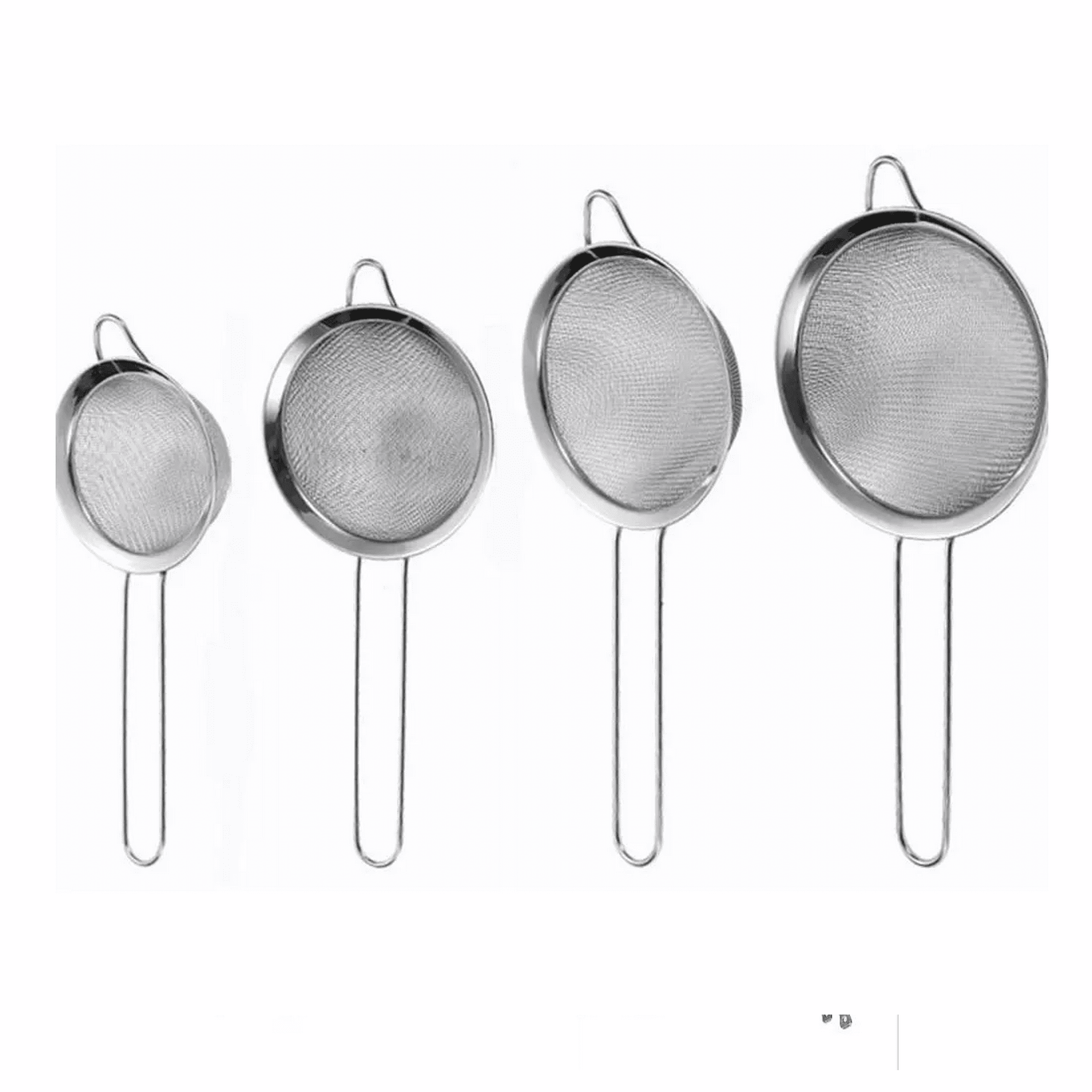 Coladores Cernidores Escurridor Acero Inoxidable Juego 4 Pzs | Bodega ...