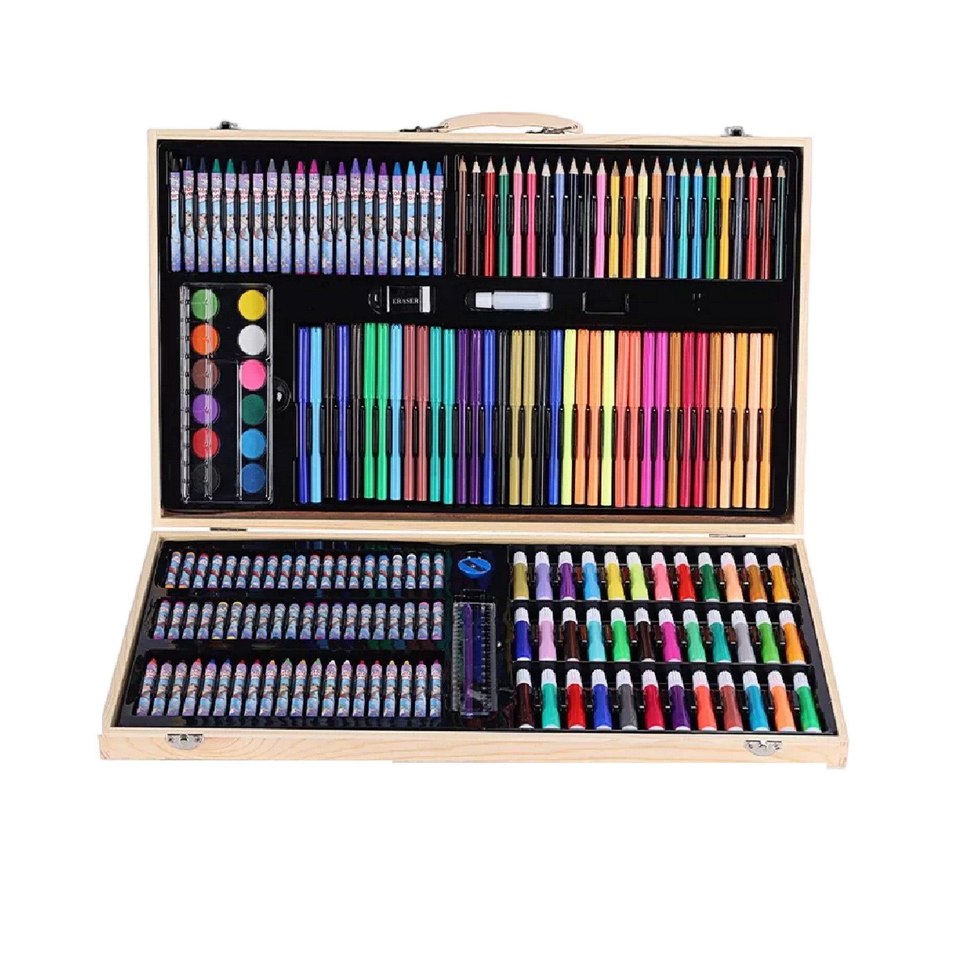 Colores Lápices Kit Dibujo 228pcs, Set De Arte Profesional | Bodega ...