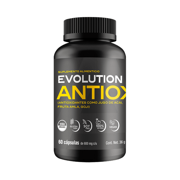 Evolution Antioxidante, Antiox Bote Natural 36 G (60 Caps) Evolution ...