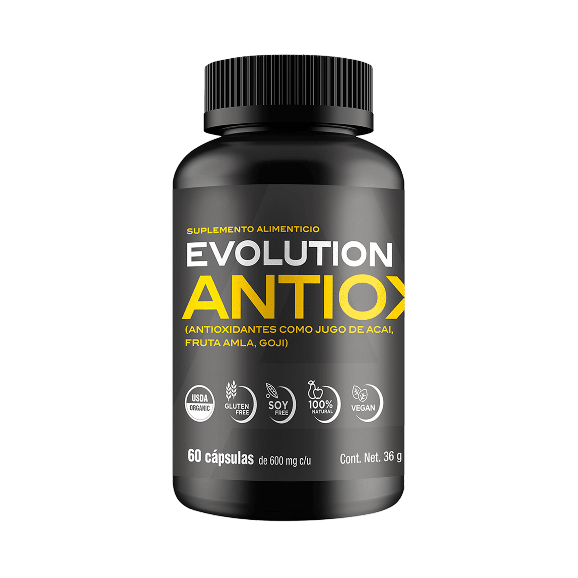 Evolution Antioxidante, Antiox Bote Natural 36 G (60 Caps) Evolution ...