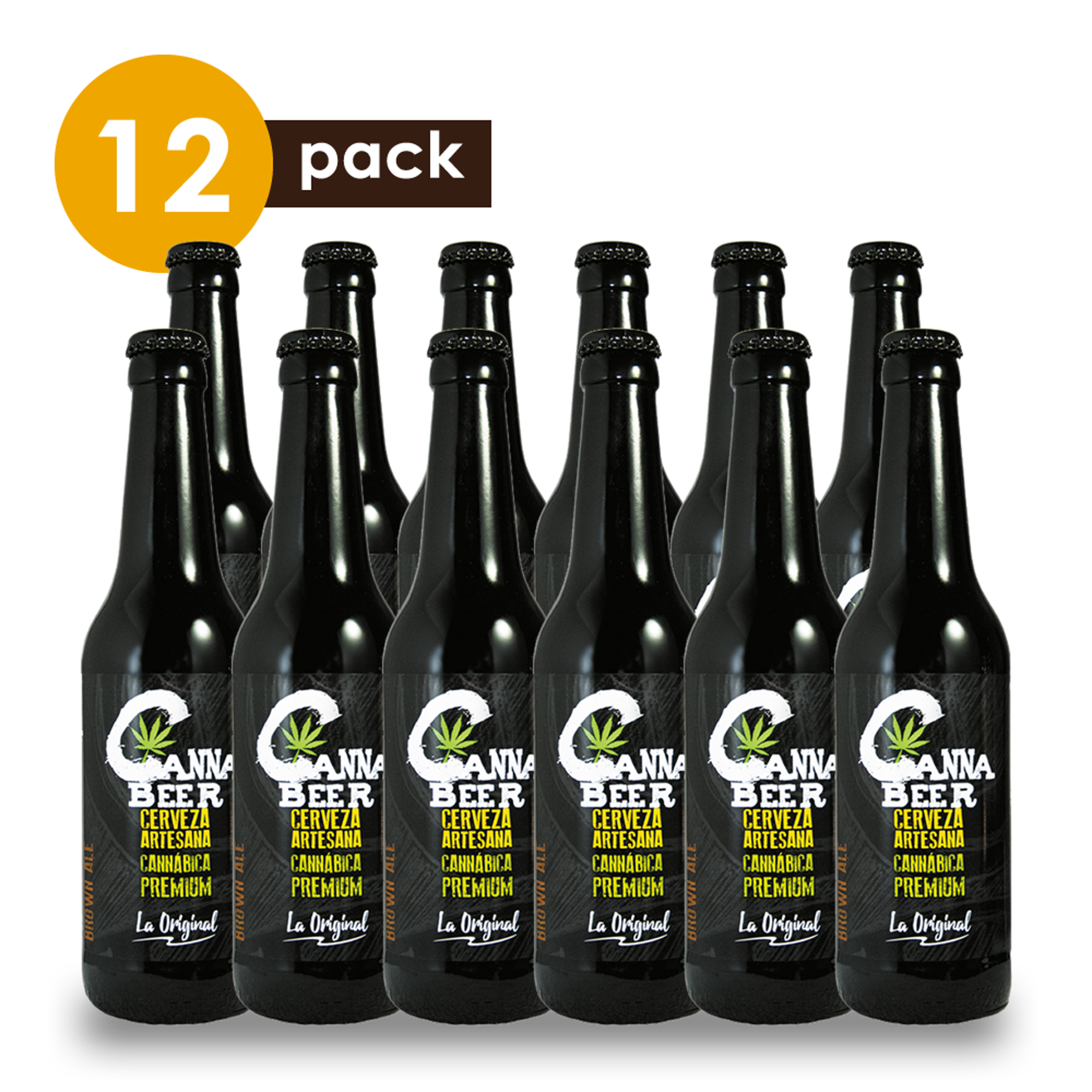Cerveza Importada Cannabeer Original Cervexxa Beerpack 12 Cervecería ...