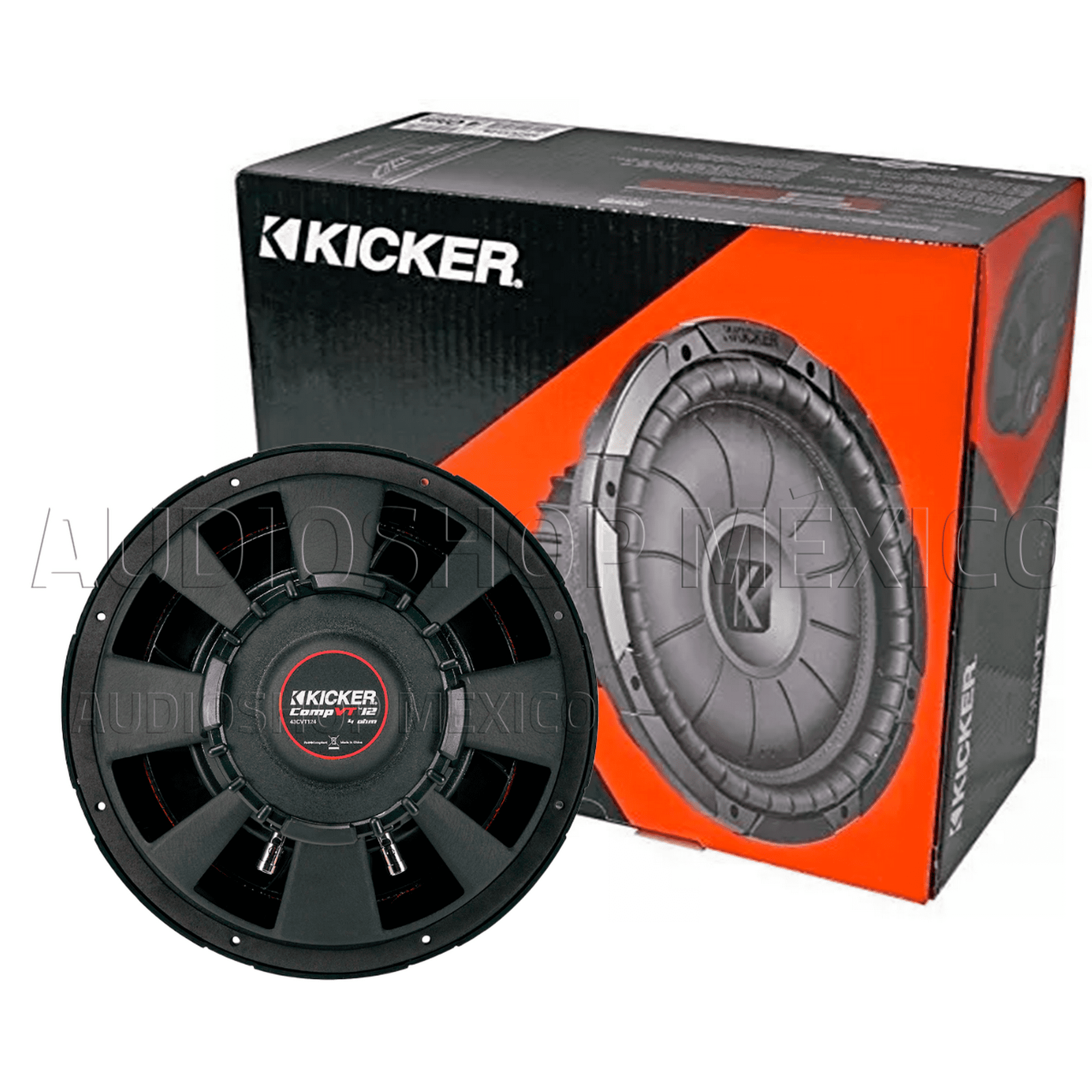 Subwoofer Profesional Kicker CVT12 800 Watts 12 Pulgadas 4 Ohms 400 ...
