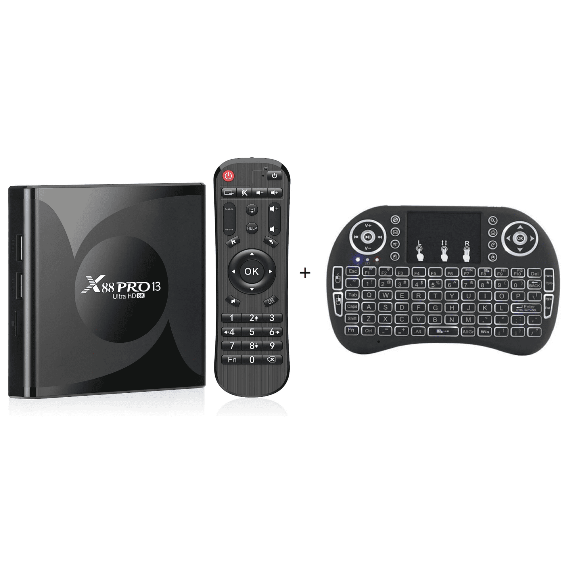 Android TV BOX X88 Pro13 4-64GB con Mini Teclado | Walmart en línea