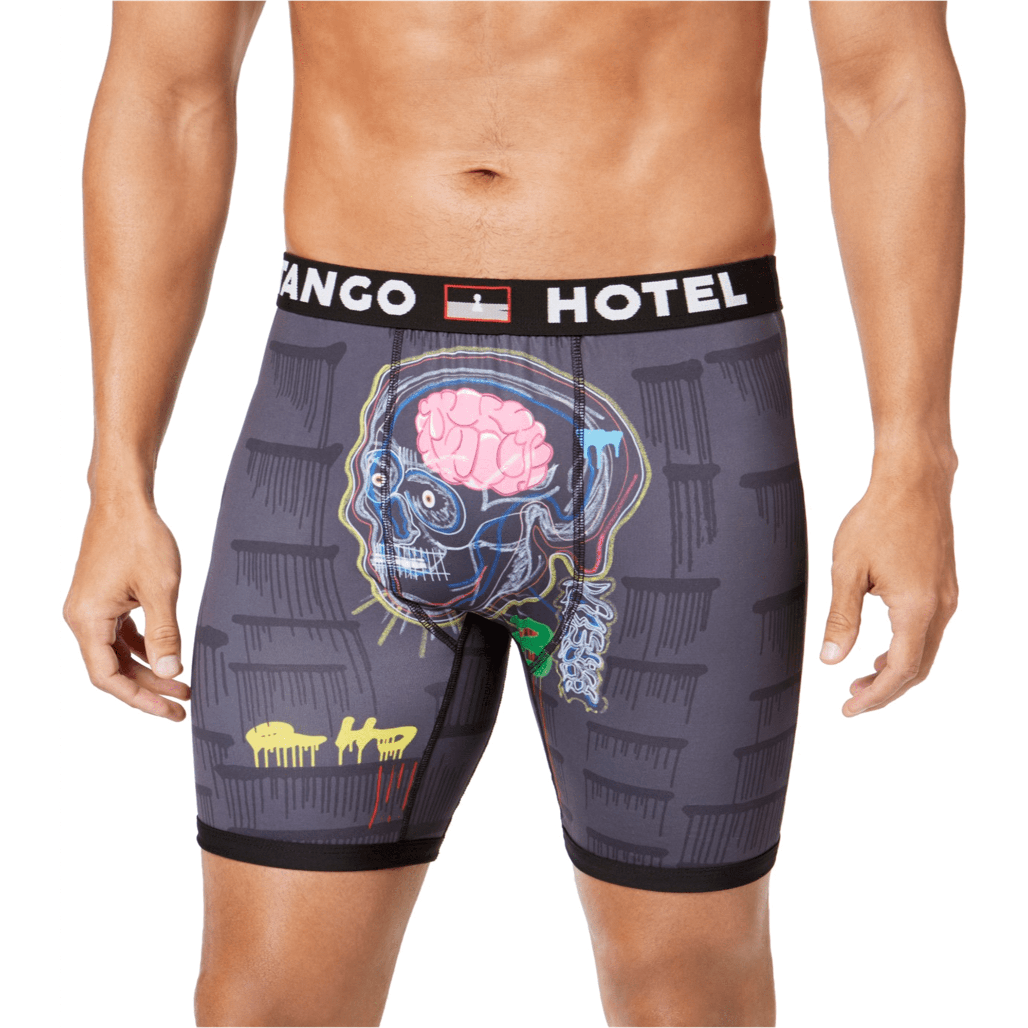 Tango Hotel - Calzoncillos tipo bóxer para hombre, color negro, mediano ...
