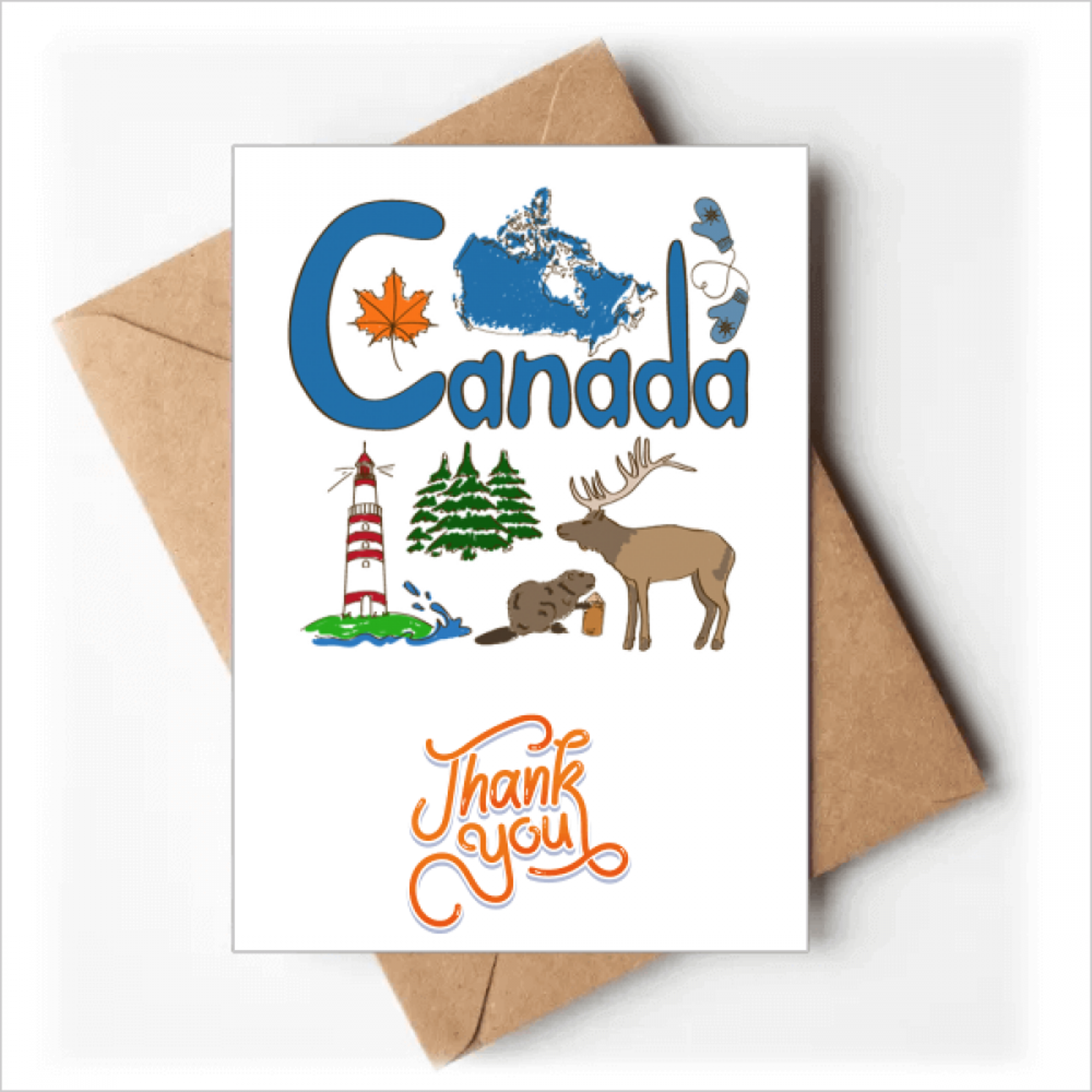 Canadá símbolo nacional el patron de referencia Nota en blanco del ...