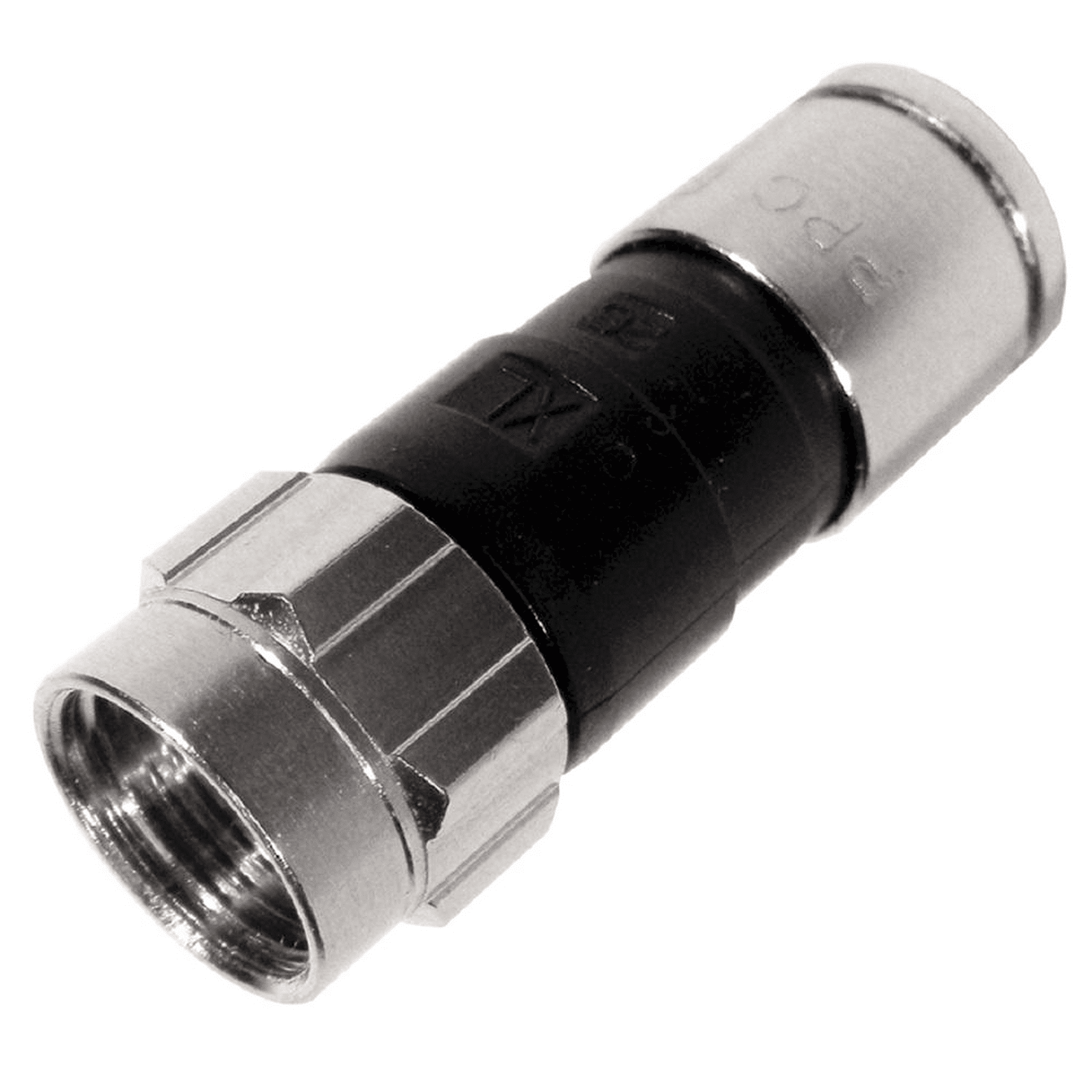 PPC RG-6 Universal F-Type Coax Cable Compression Connectors, Bolsa de ...