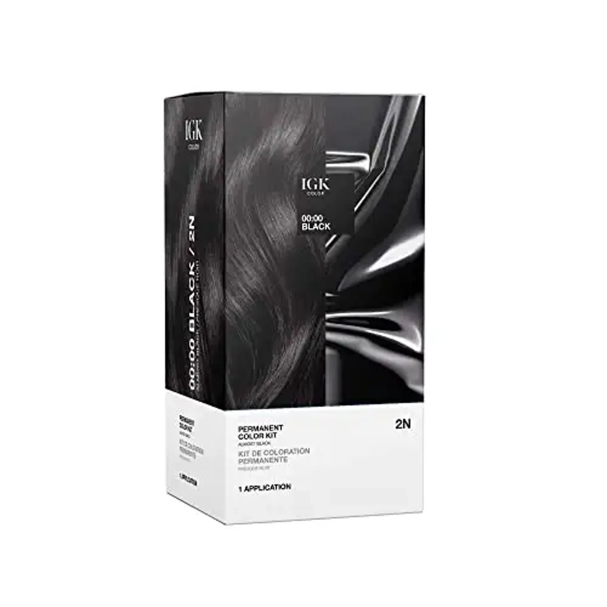 IGK IGK by IGK , KIT COLOR PERMANENTE - 2N BLACK (CASI NEGRO) | Bodega ...