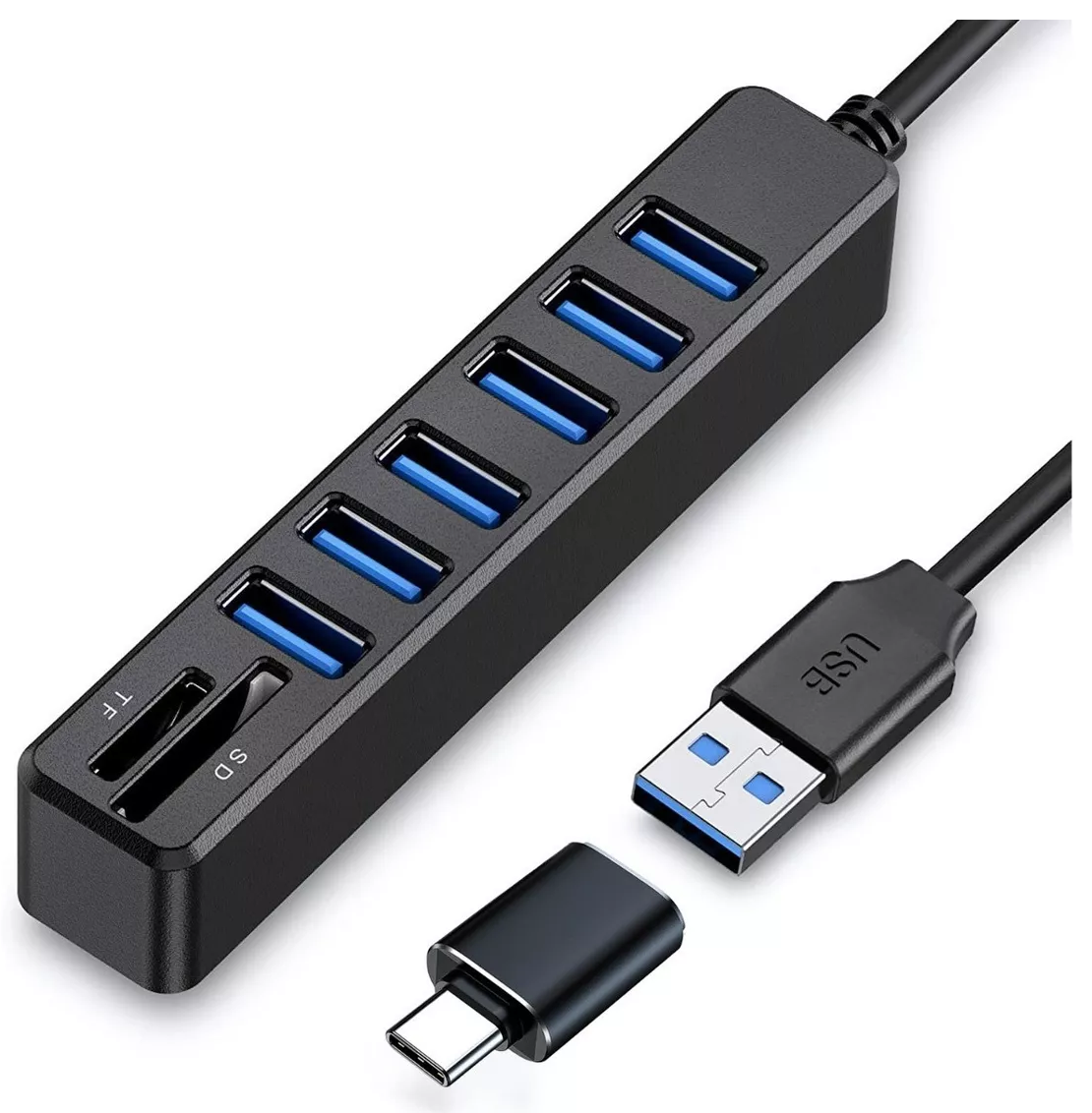 Adaptador Multipuerto 8 En 1 Usb Hubs Para Macbook / Pc | Walmart en línea