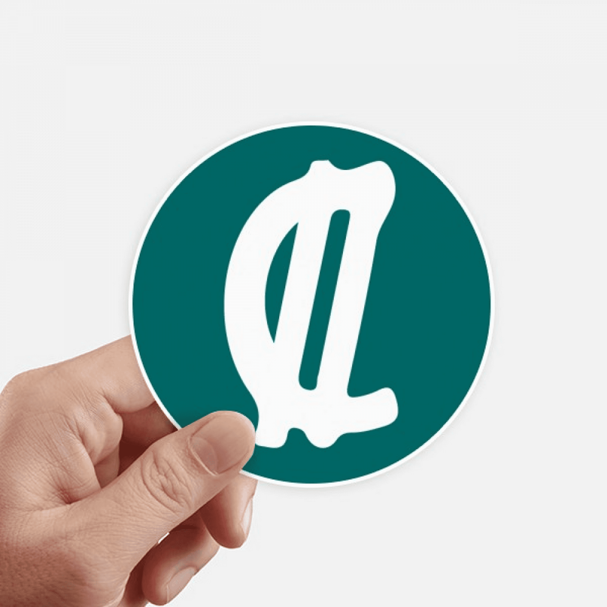 Costa Rica símbolo de moneda Colon CRC Etiqueta Redonda Maleta Pared ...