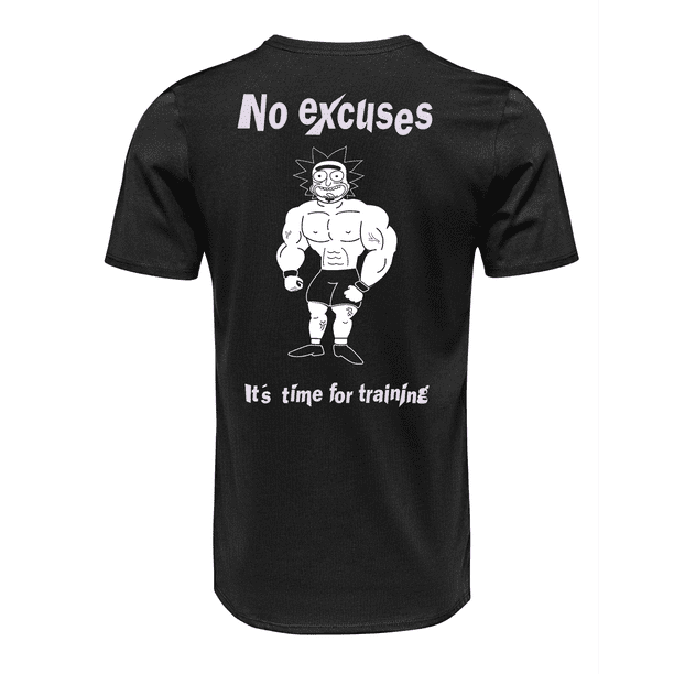 Playera de entrenamiento tipo Overside No excuses Genérico Playera ...